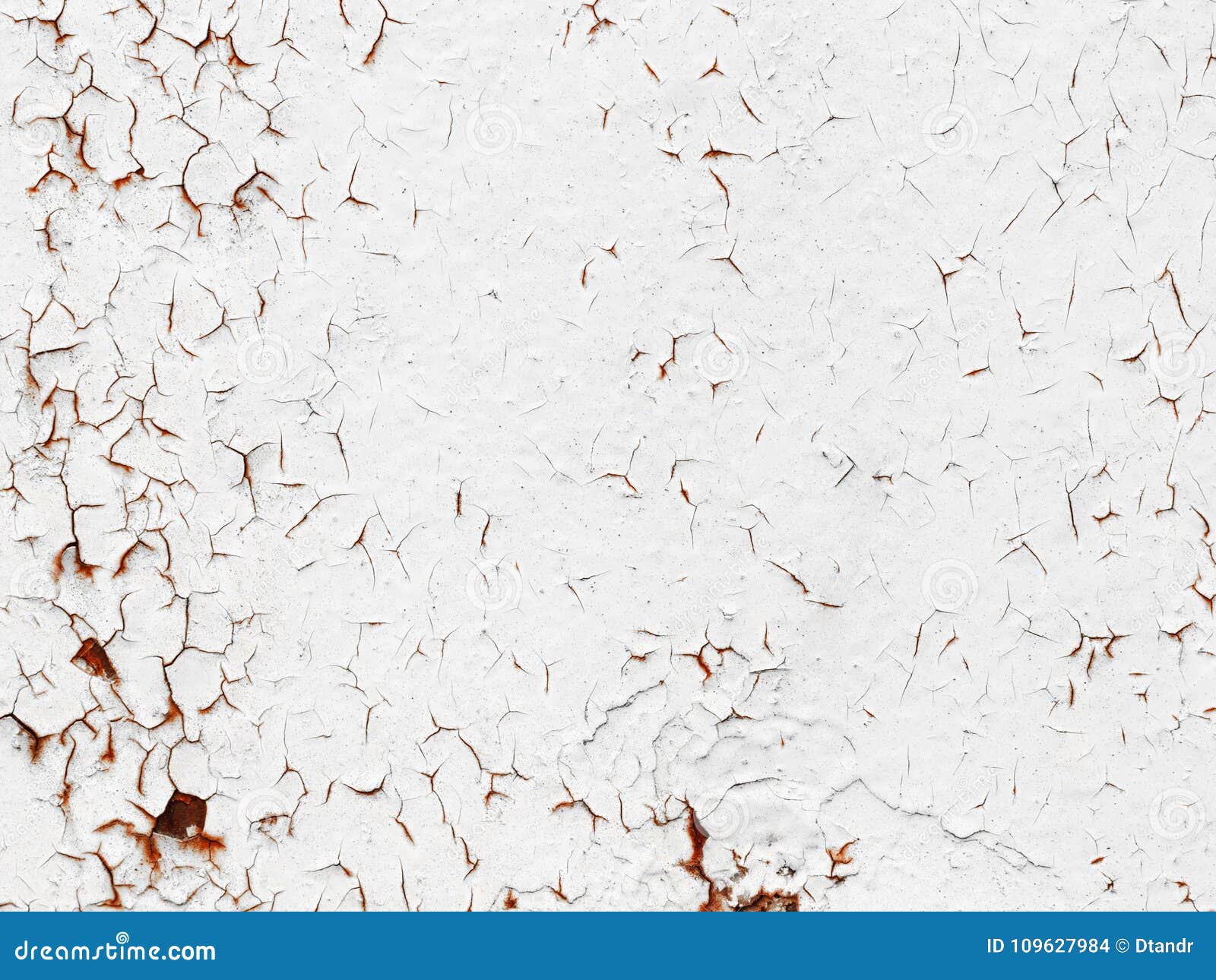 Texture of White Painted, Corroded Metal. Stock Photo - Image of rough ...
