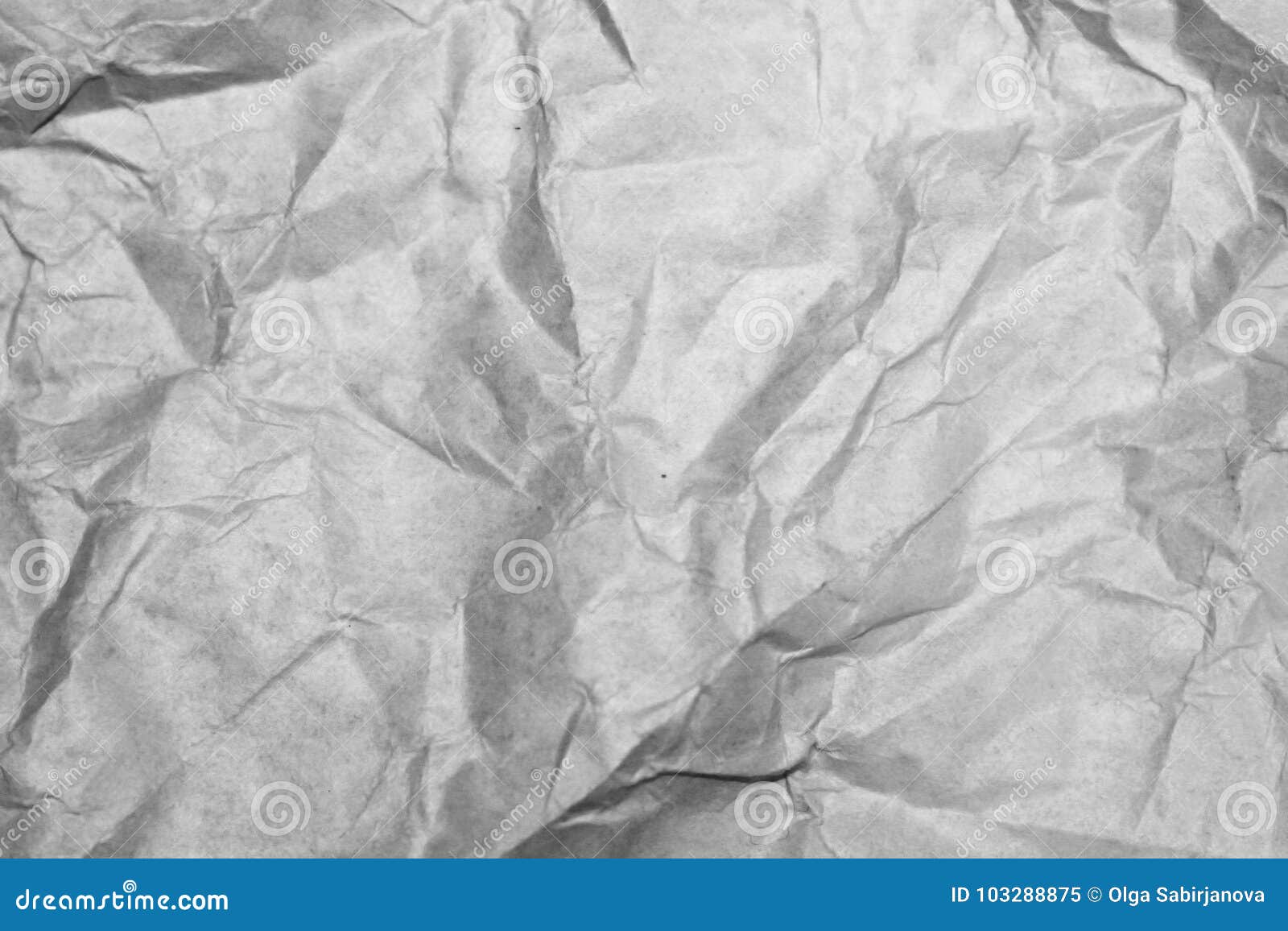 The Texture of White Paper with Dents and Kinks. Stock Image - Image of ...