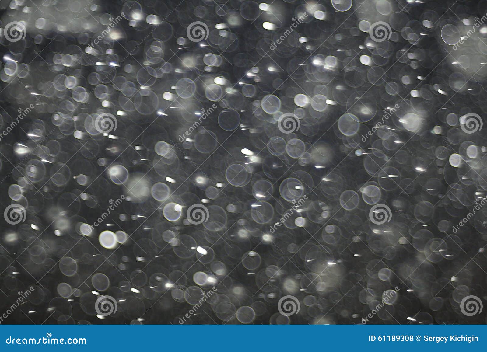 Texture of White Rain Drops on a Black Background Stock Photo - Image ...