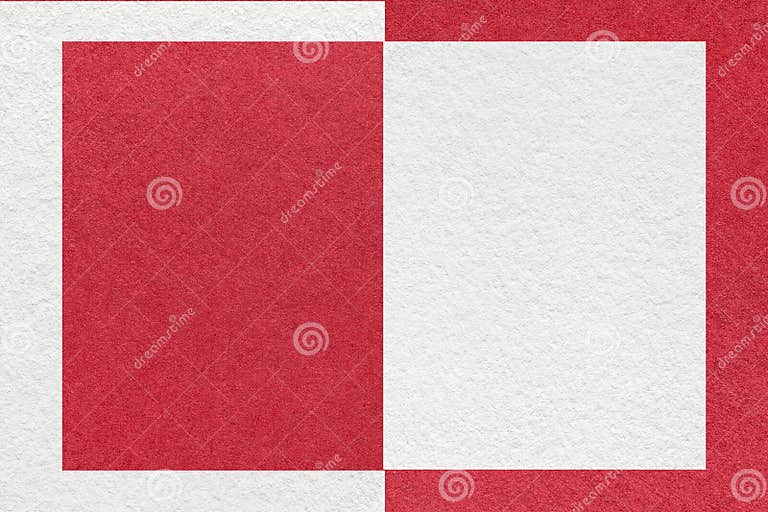 Texture of White and Red Paper Background with Geometric Shape and ...