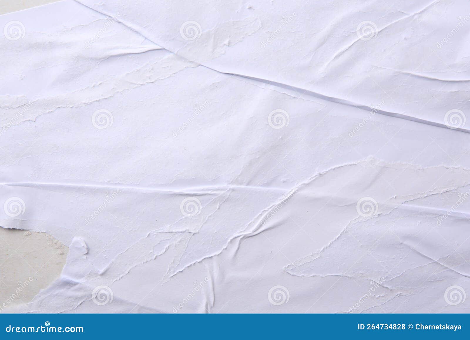 Texture of White Ripped Paper Poster, Closeup View Stock Photo - Image ...