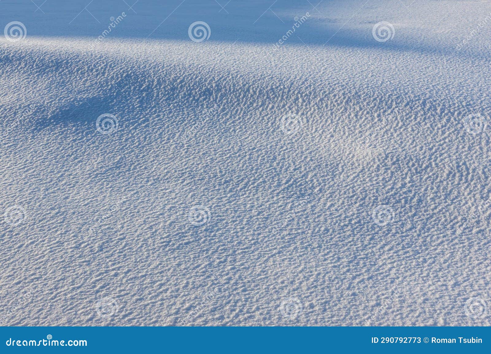 Texture of White Snow with Blue Shadows Stock Image - Image of ...