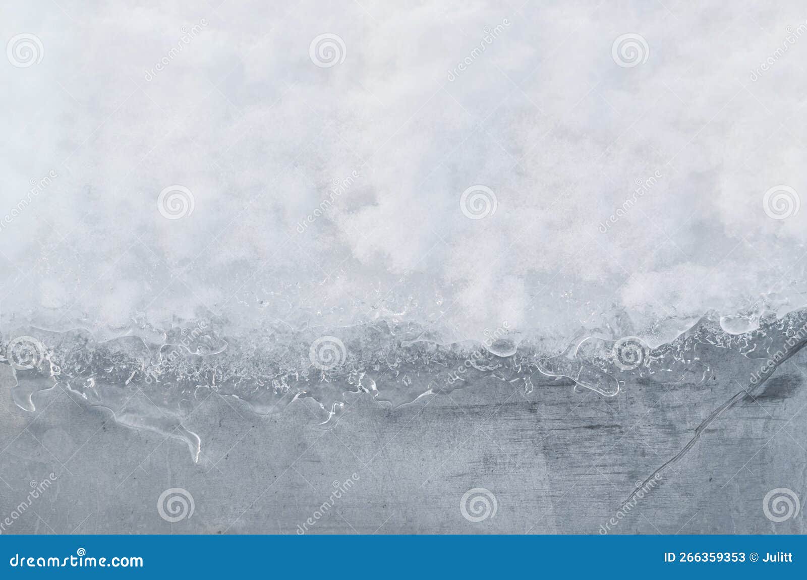 Texture of White Snow and Ice on Gray Wall Background Stock Image ...