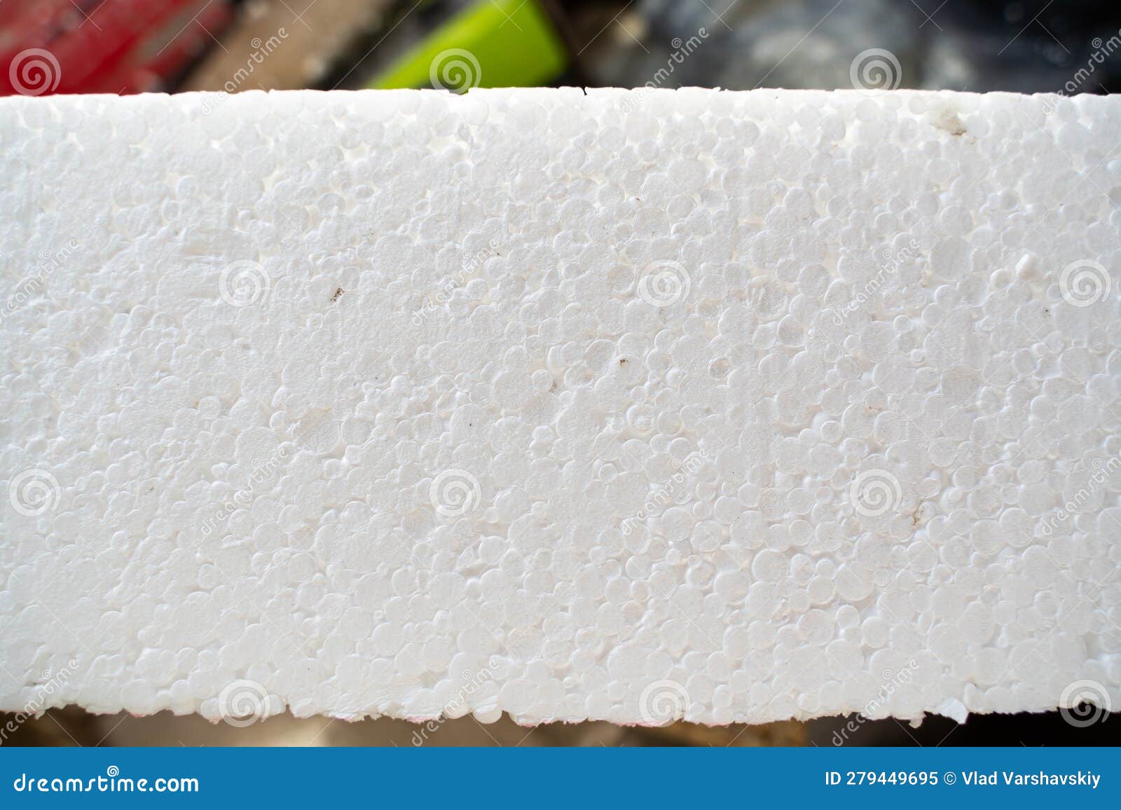 Texture of White Styrofoam Close-up. Universal Insulation Material Made ...