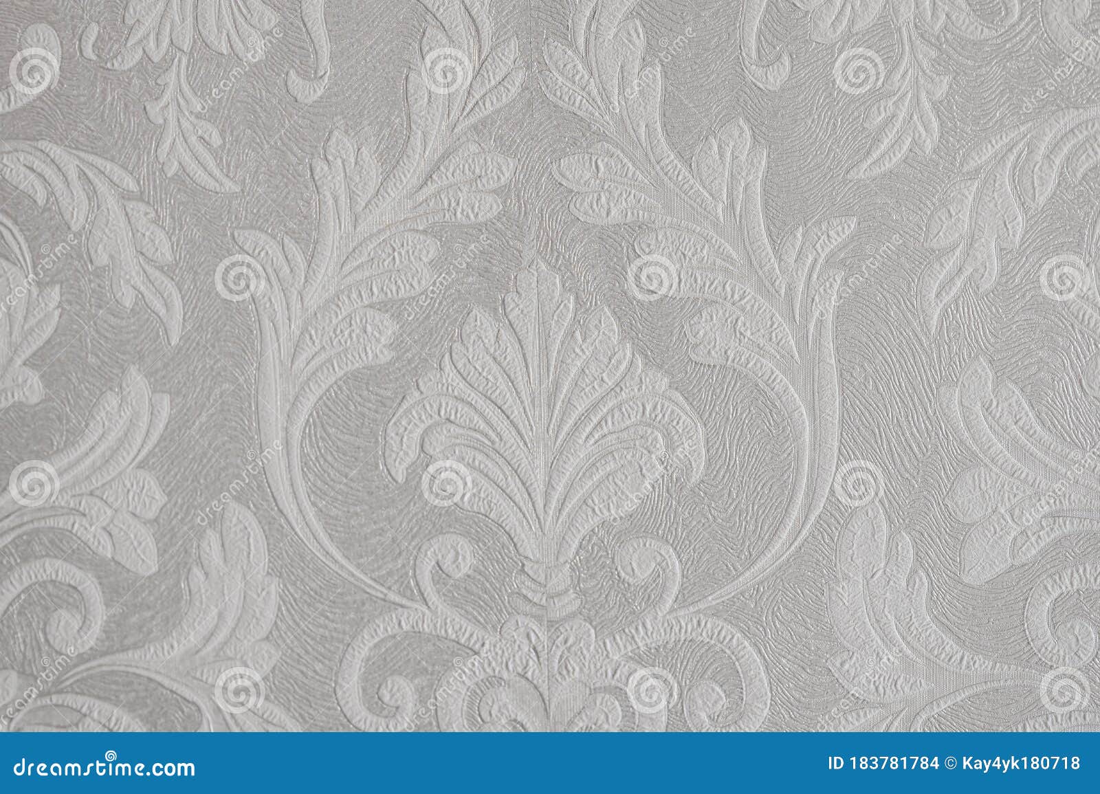 Texture of White Wallpaper with a Pattern Stock Photo - Image of ...