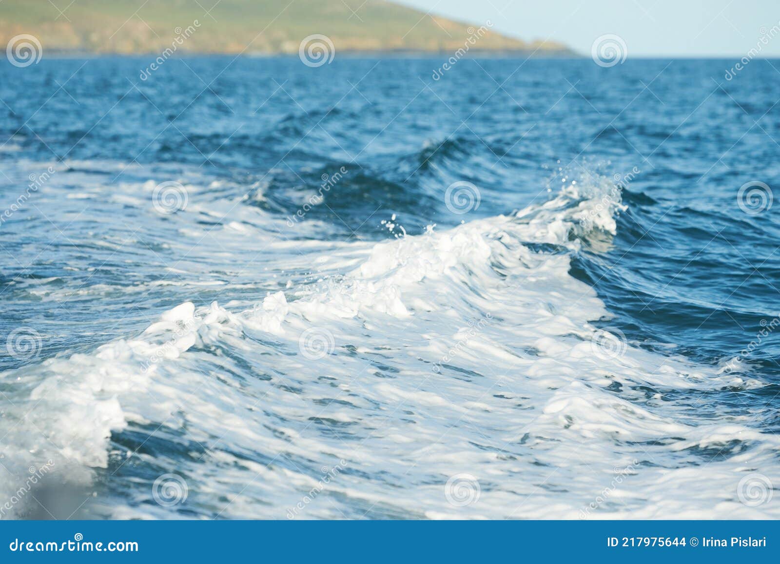 Texture of White Wave in the Ocean. Stock Photo - Image of natural ...