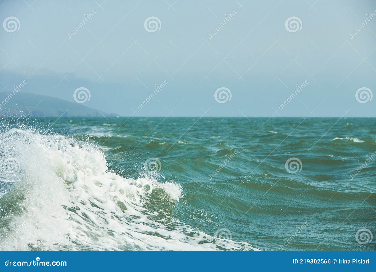 Texture of White Wave in the Ocean. Stock Photo - Image of pattern ...