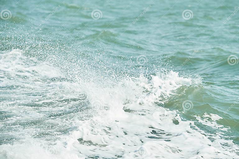 Texture of White Wave in the Ocean. Stock Image - Image of foam, nature ...