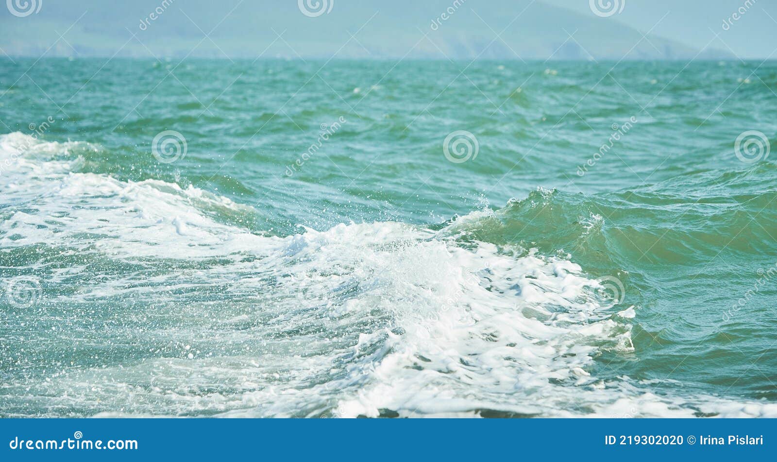 Texture of White Wave in the Ocean. Stock Photo - Image of copy, liquid ...