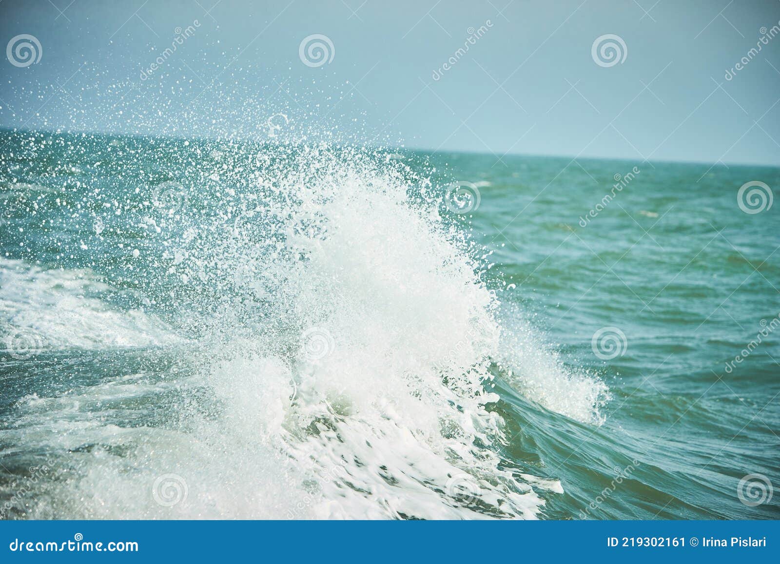 Texture of White Wave in the Ocean. Stock Image - Image of seascape ...