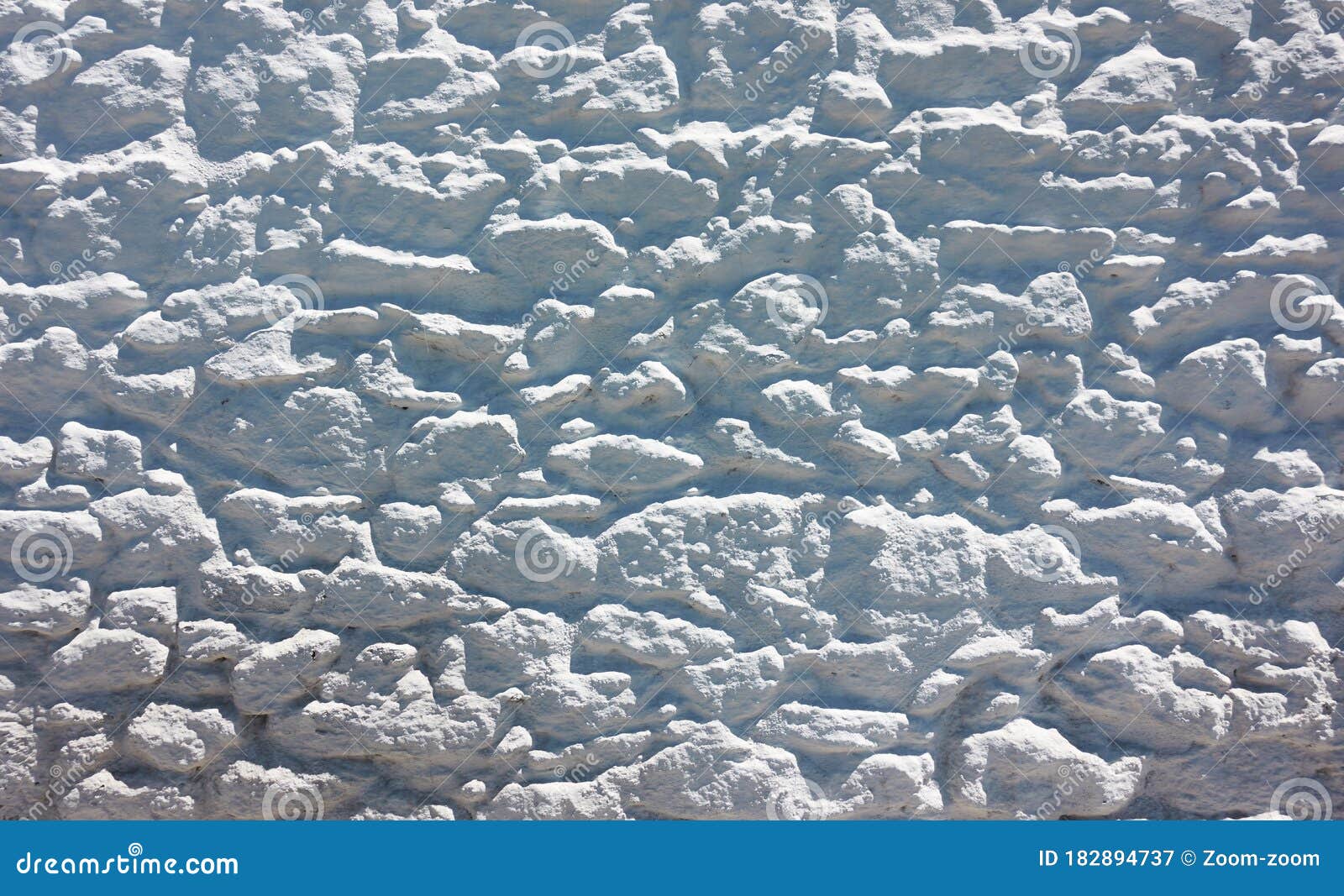 Whitewashed Stone Exterior Wall Royalty-Free Stock Photography ...