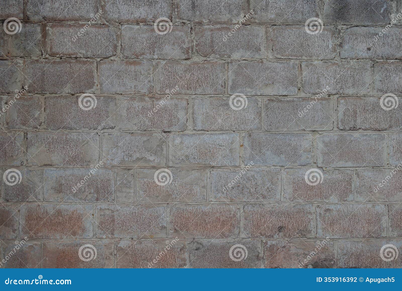 Texture of White-washed Wall Made of Concrete Masonry Units Stock Photo ...