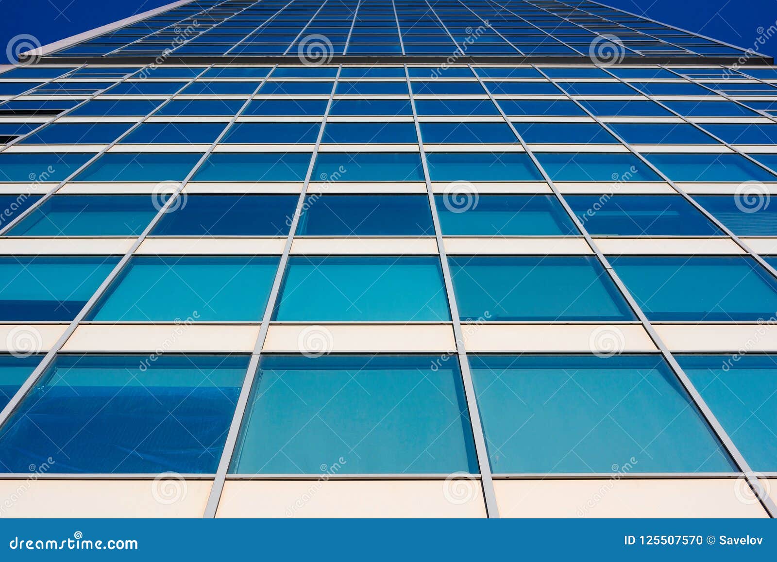 Surface of Windows of a Modern Building Stock Photo - Image of ...