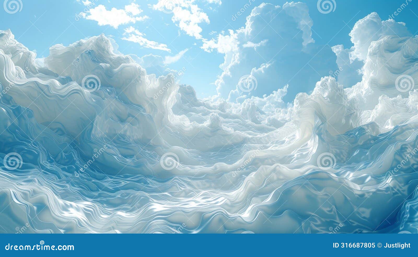 Texture of Windswept Curls Forming a Beautiful Natural Pattern Against ...