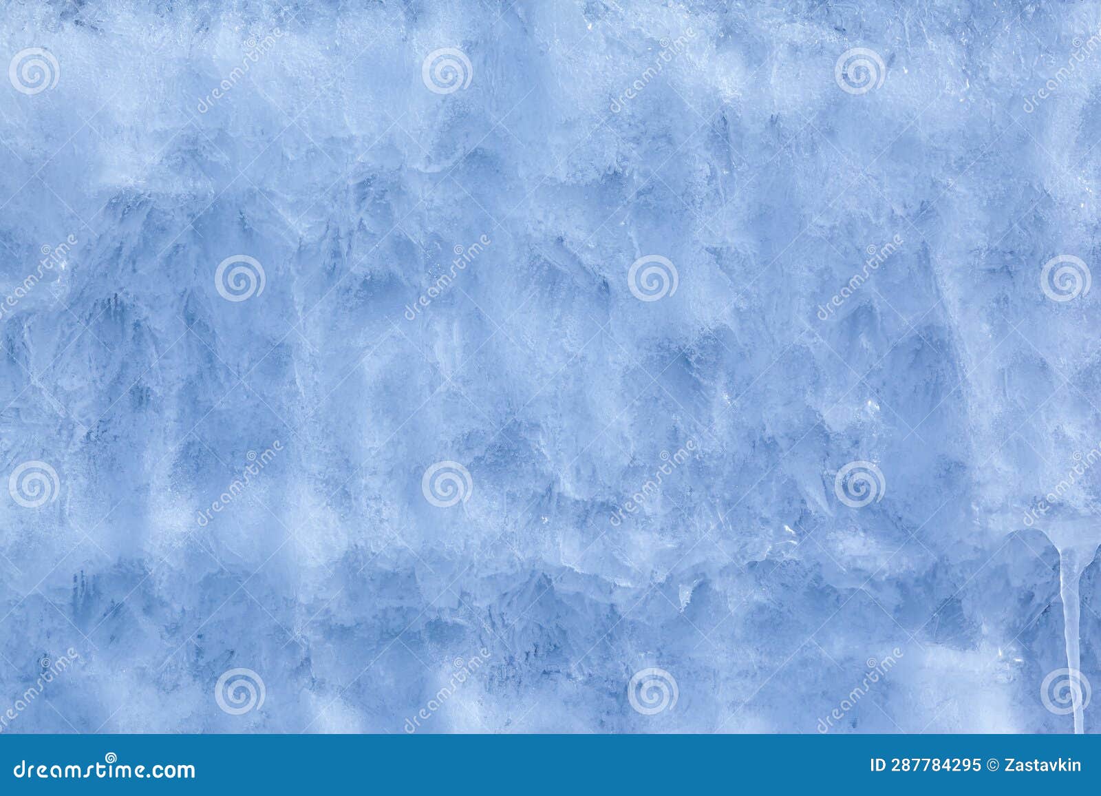 Texture of Winter Ice on a Stone Cliff. Blue Natural Ice Background ...