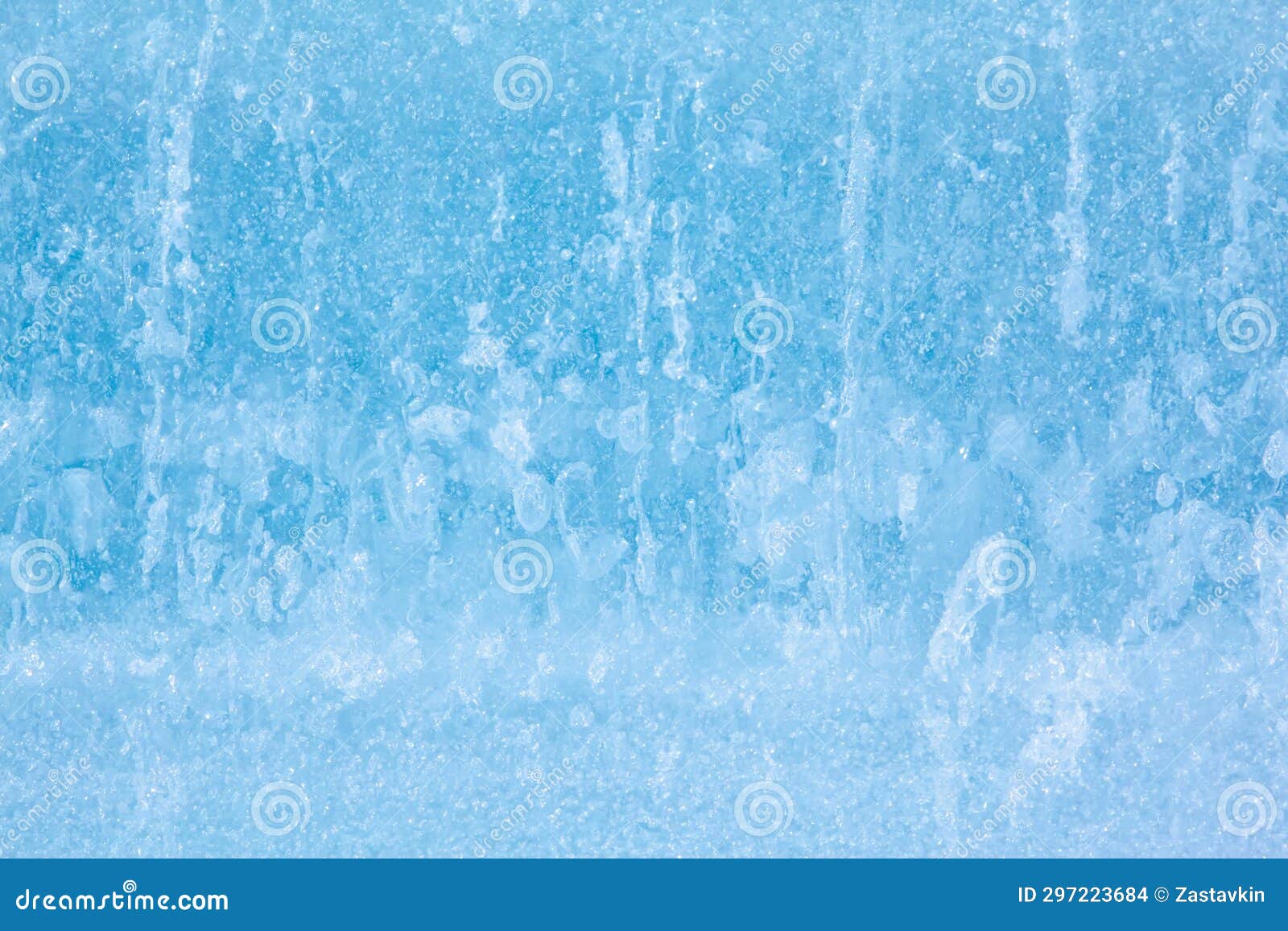 Texture of Winter Ice Surface. Blue Natural Ice Background Stock Photo ...