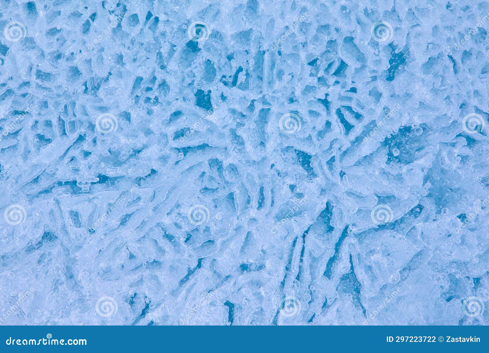 Texture of Winter Ice Surface. Blue Natural Ice Background Stock Photo ...