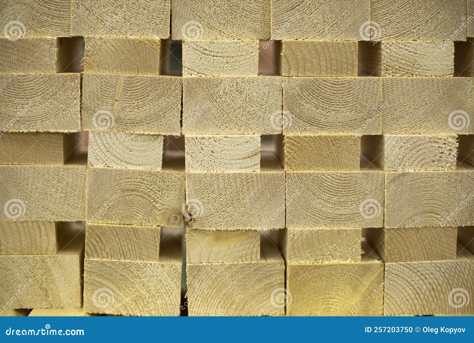Texture of Wooden Bars. Boards in Stack Stock Photo - Image of ...