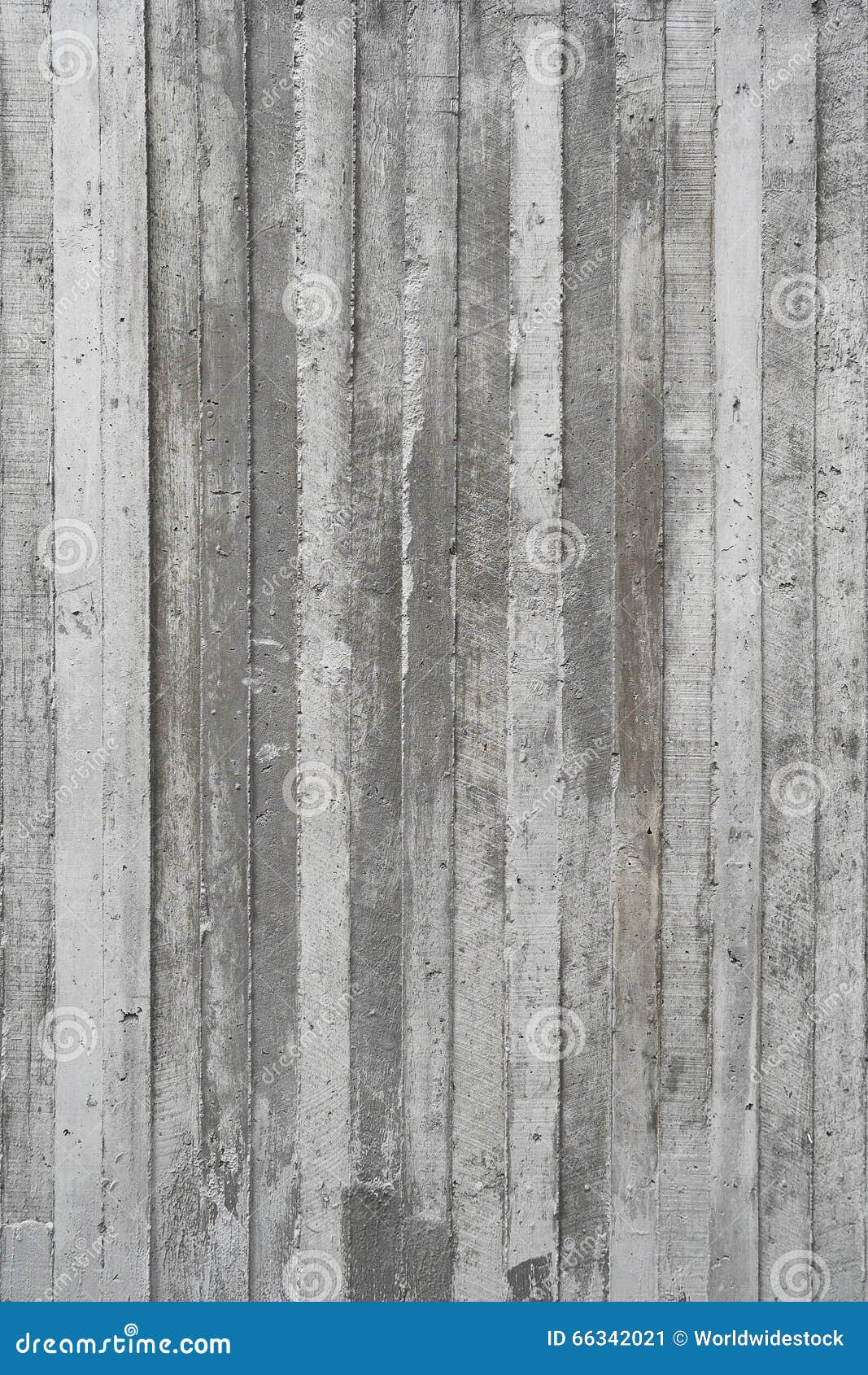 Texture of Wooden Formwork Stamped on a Raw Concrete Wall Stock Image ...