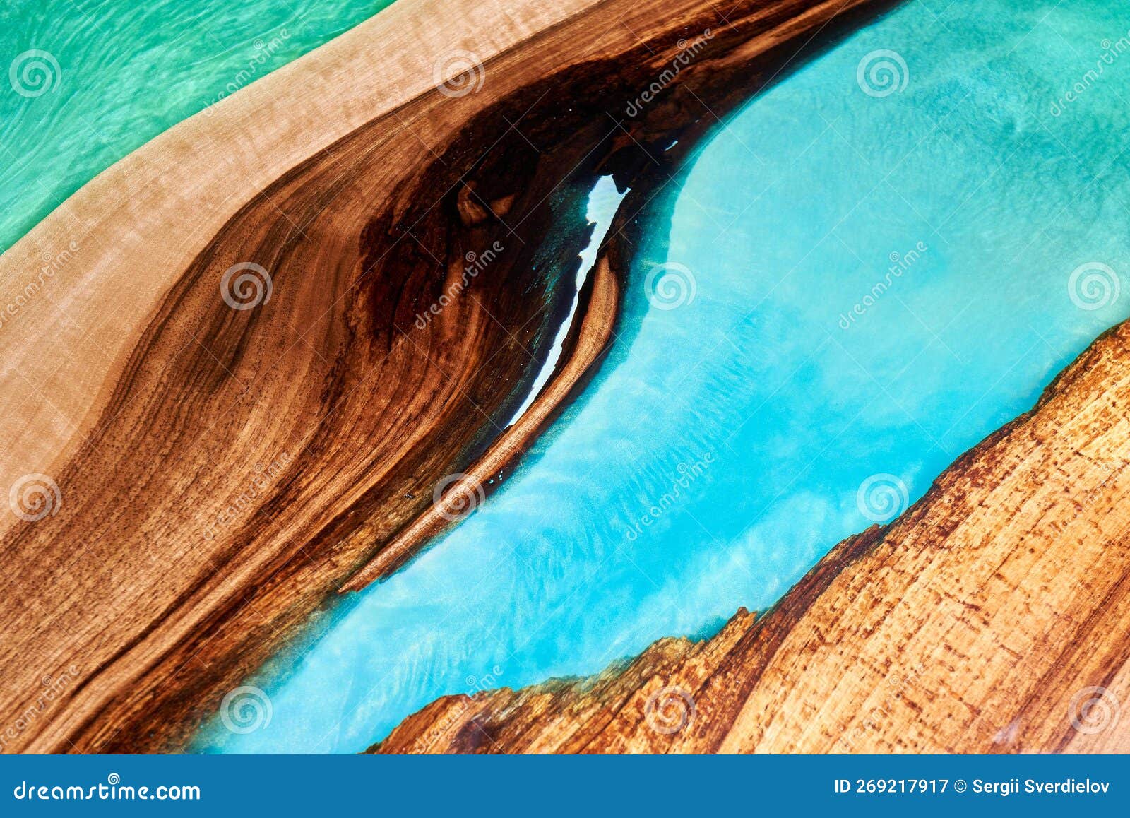 Texture of a Wooden Table with Epoxy Resin. Stock Image - Image of ...