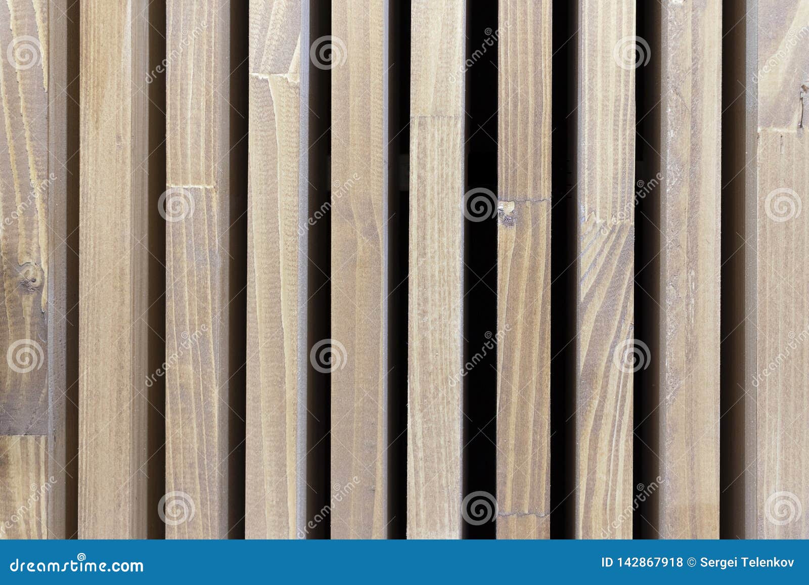 Texture Wooden Vertical Stripes. Background Natural Tree with Black ...