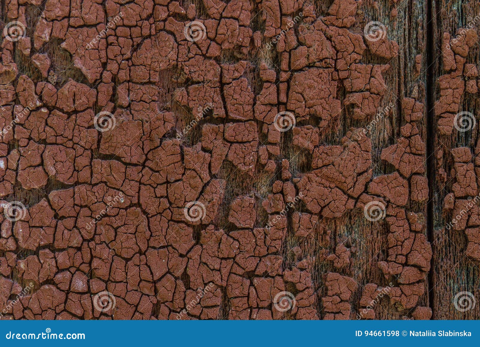 Texture of Wooden Wall with Old Red Paint. Stock Photo - Image of ...