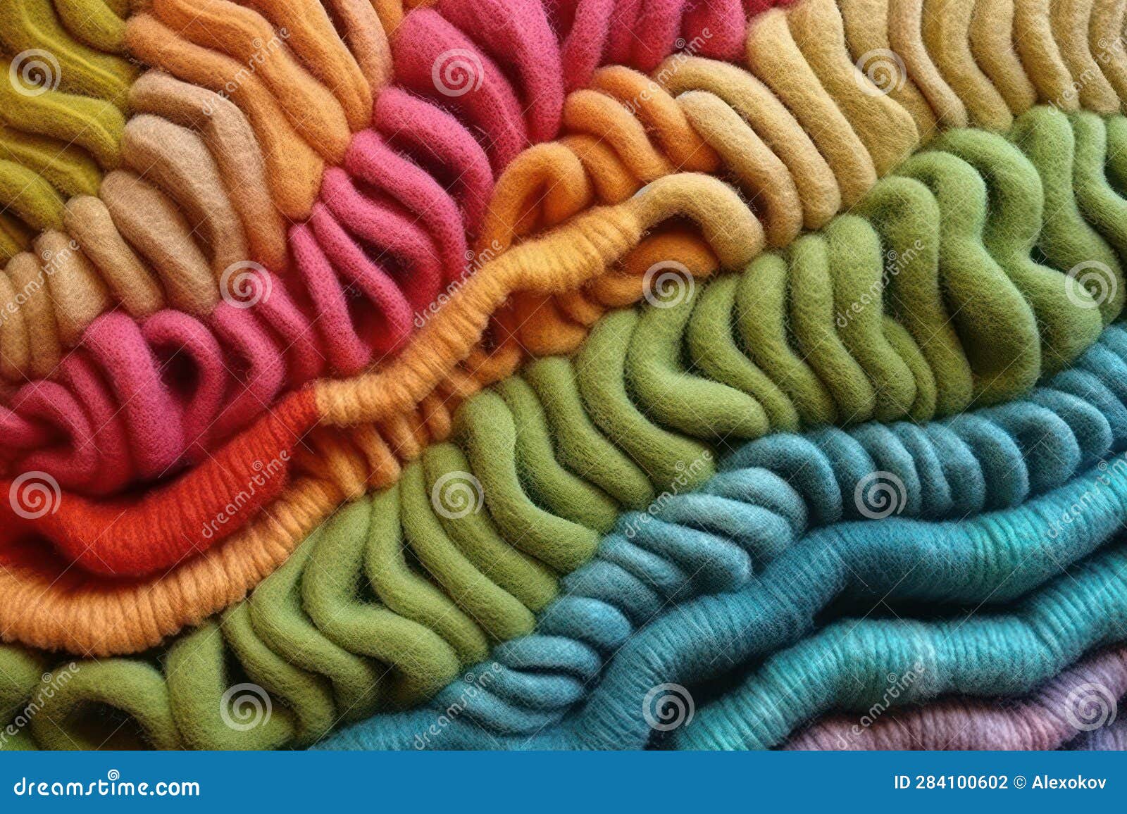 Texture of Wool: Close-Up Image of Woven Fabric Stock Illustration ...