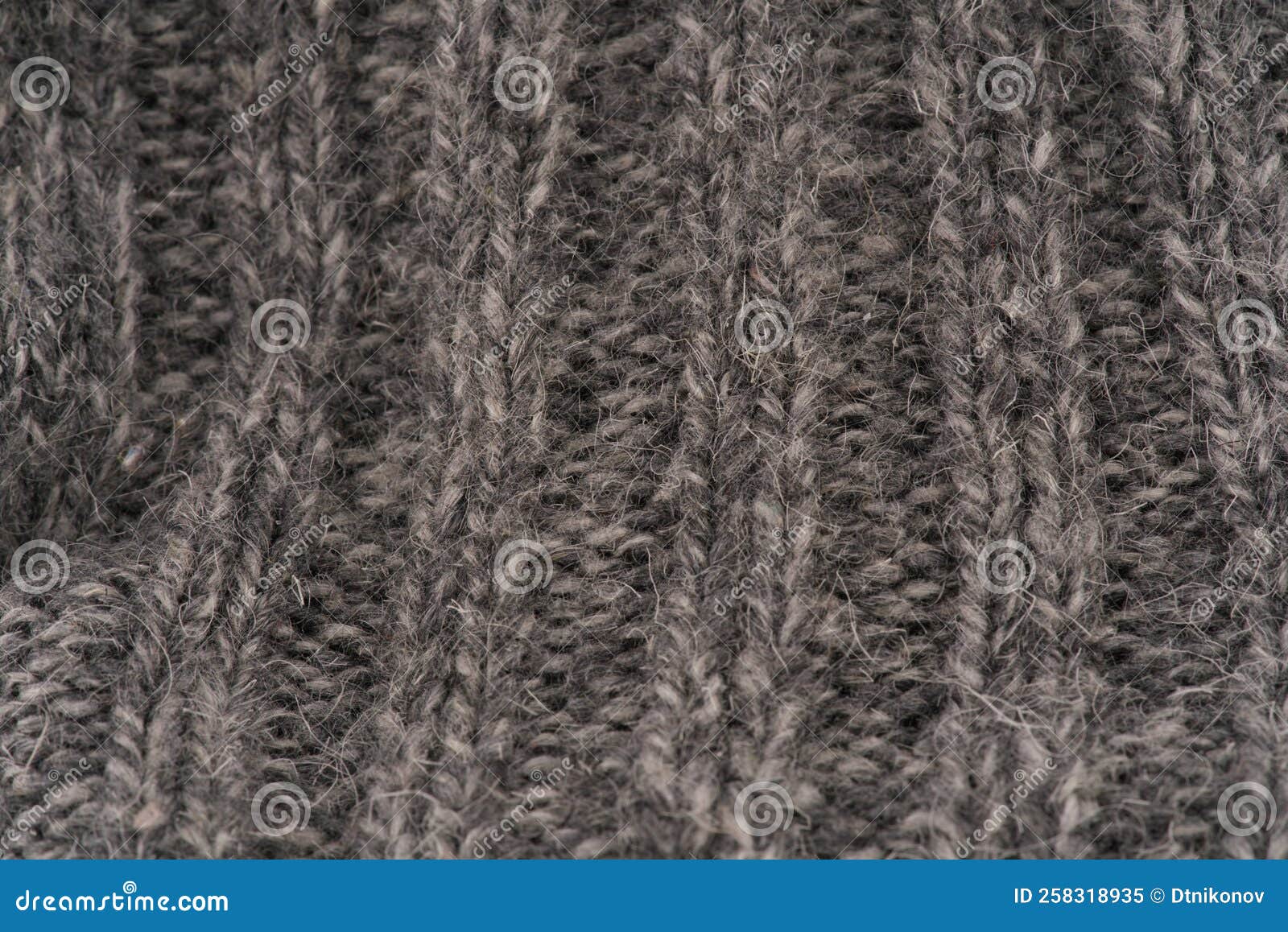 The Texture of the Wool Closeup. Dark Gray Color Stock Image - Image of ...
