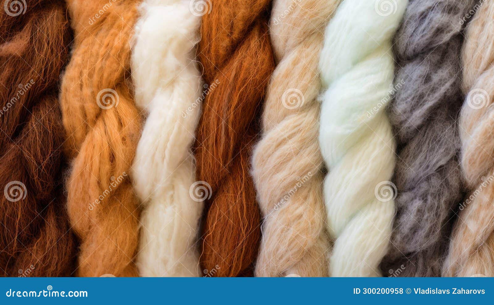 The Texture of the Wool with a Harmonious Combination of Natural Colors ...
