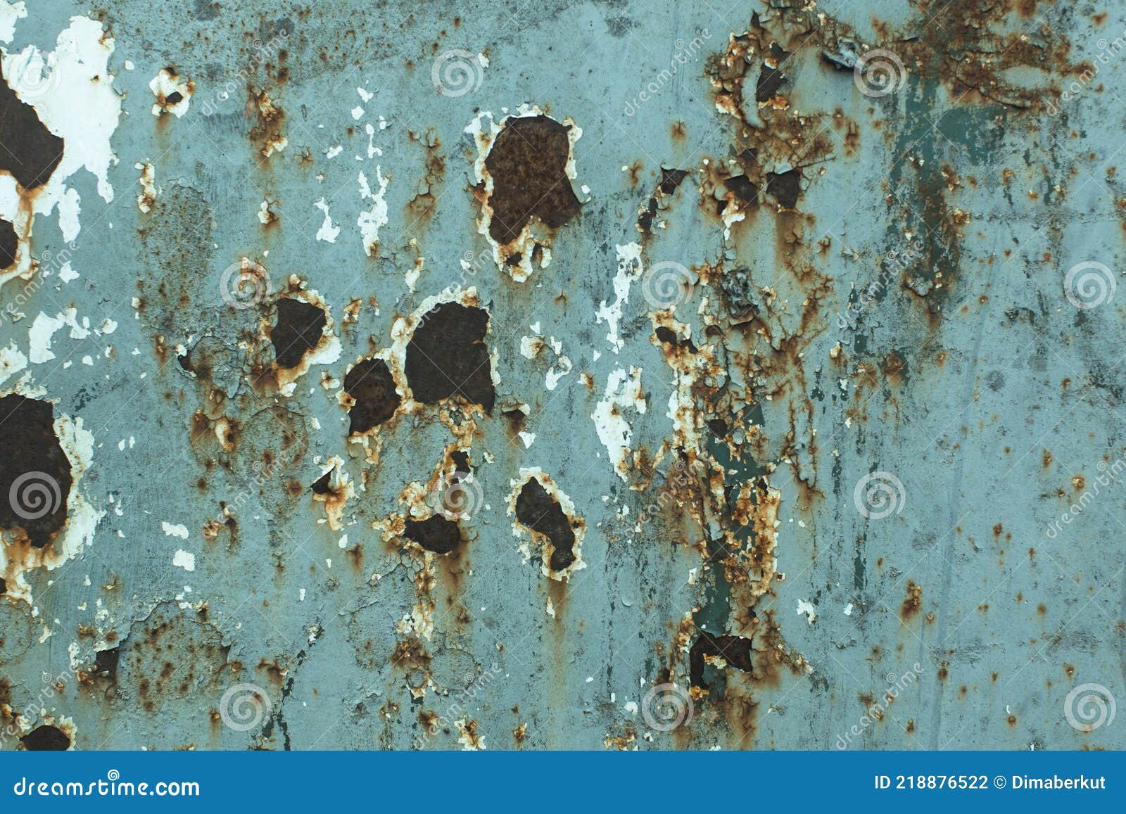 Texture of a Worn Metal Surface with Rust and Traces of Old Paint ...
