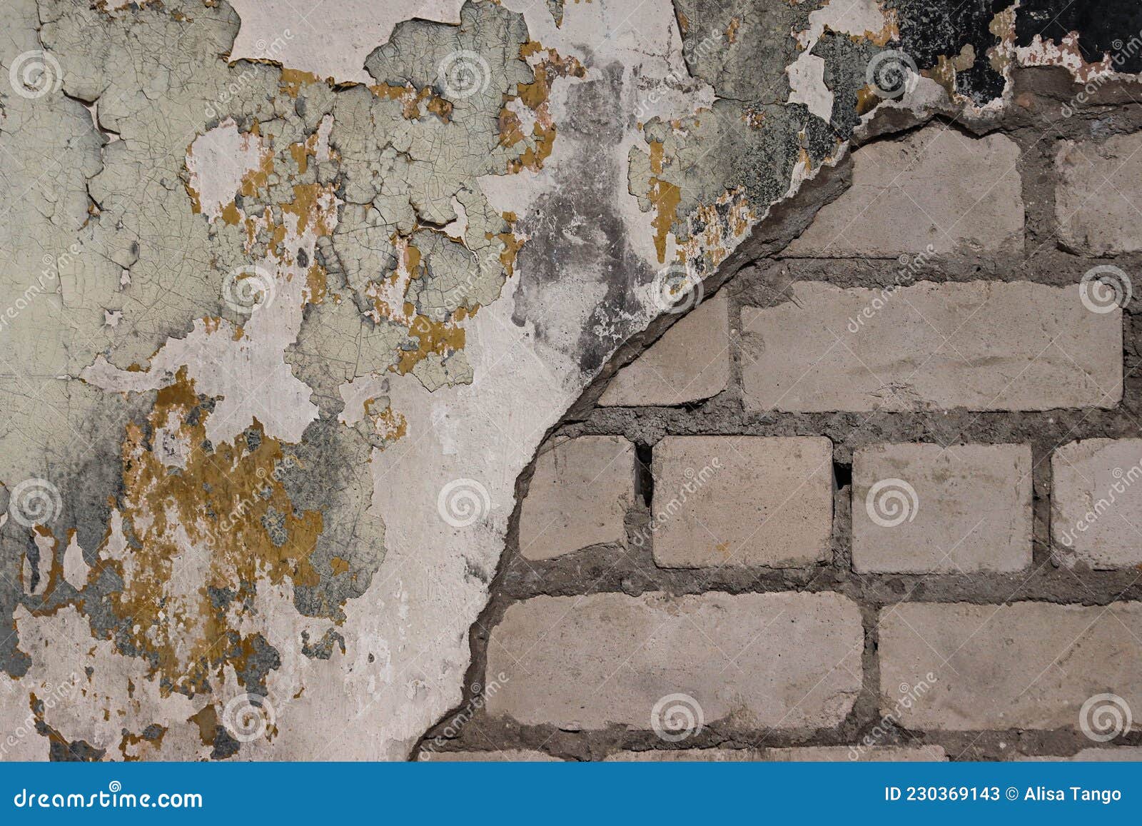 The Texture of a Worn Out, Old Concrete Wall Stock Image - Image of ...