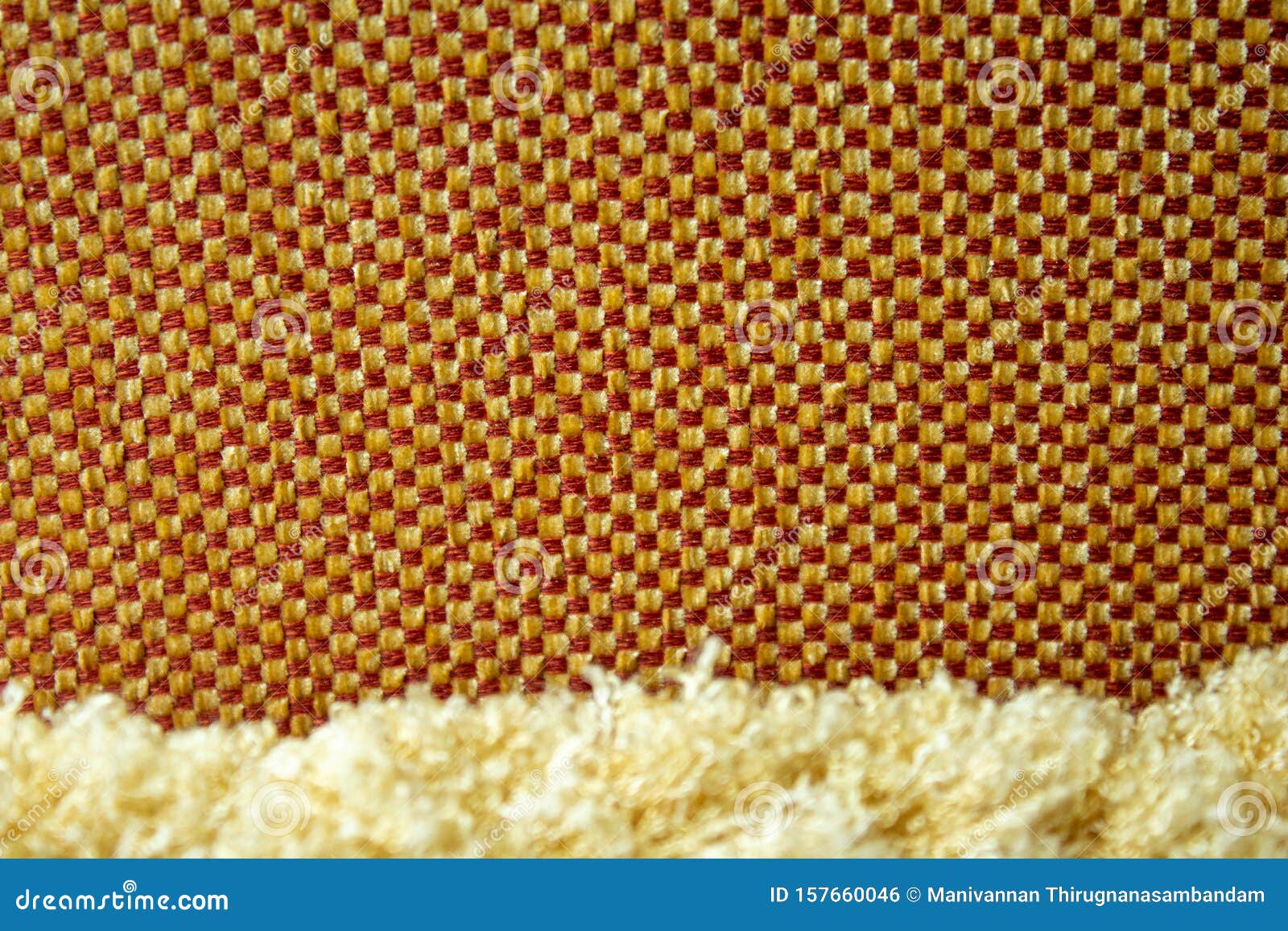 Texture of a Woven Material with Different Texture at Bottom Stock ...