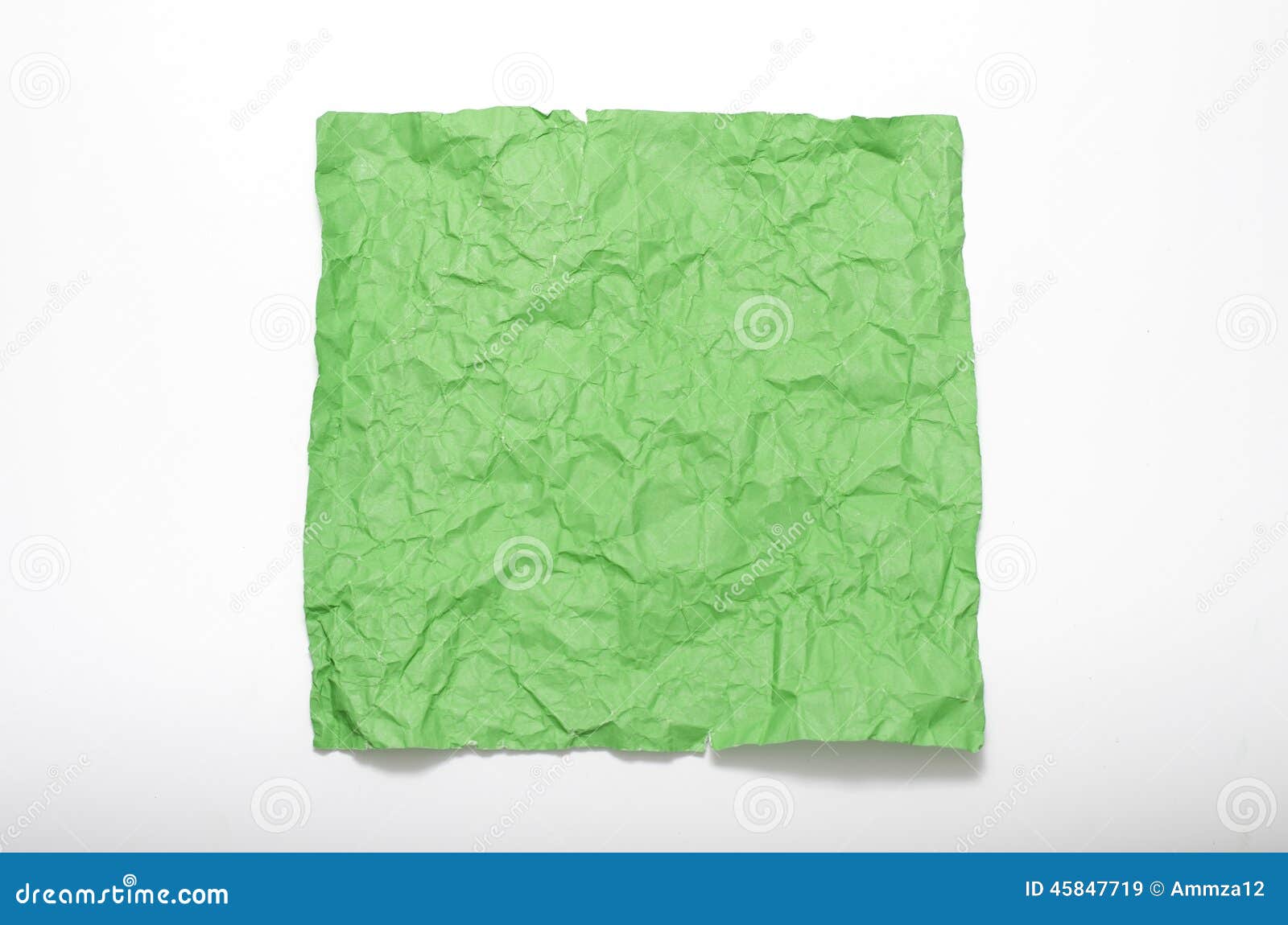 Texture of Wrinkled Green Paper Stock Image - Image of pile, closeup ...