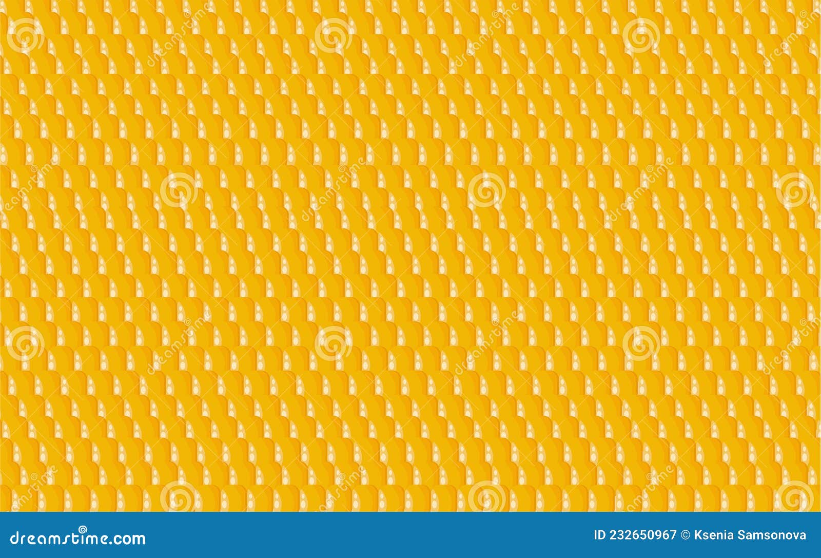 The Texture of Yellow Corn Kernels Stock Vector - Illustration of ...