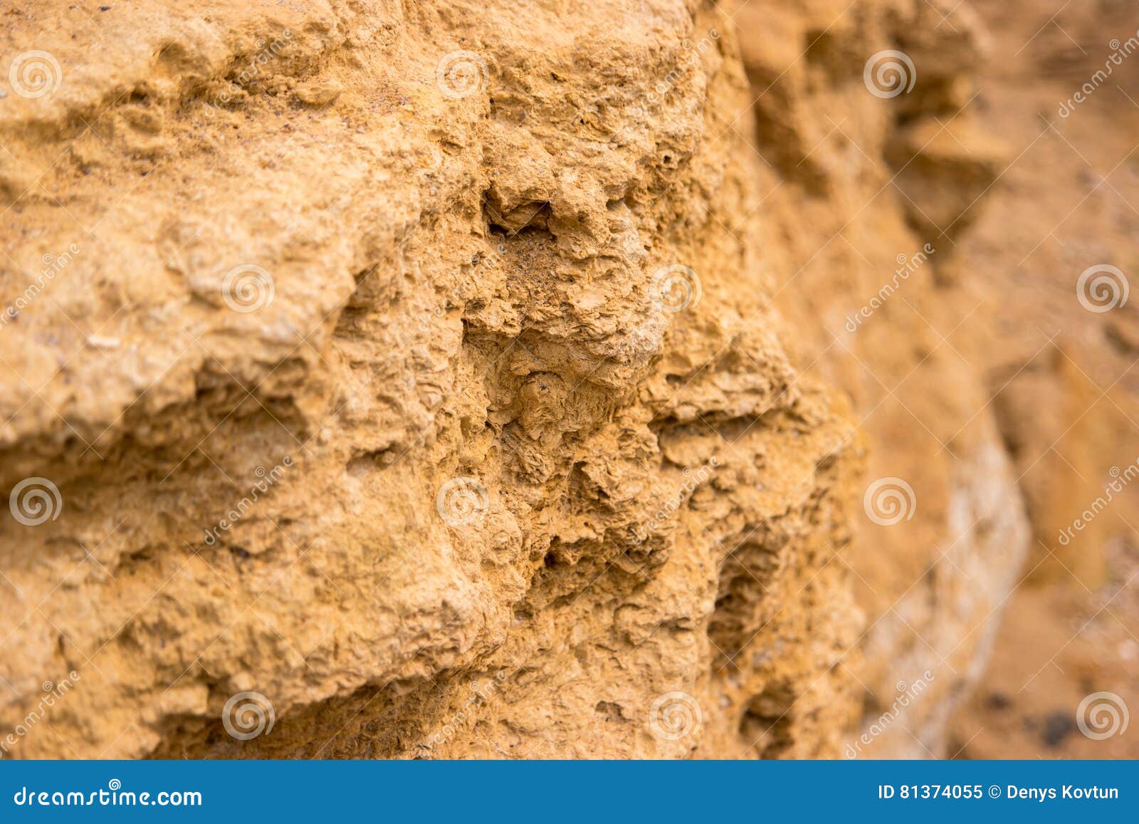 Texture of yellow rock. stock image. Image of macro, nature - 81374055