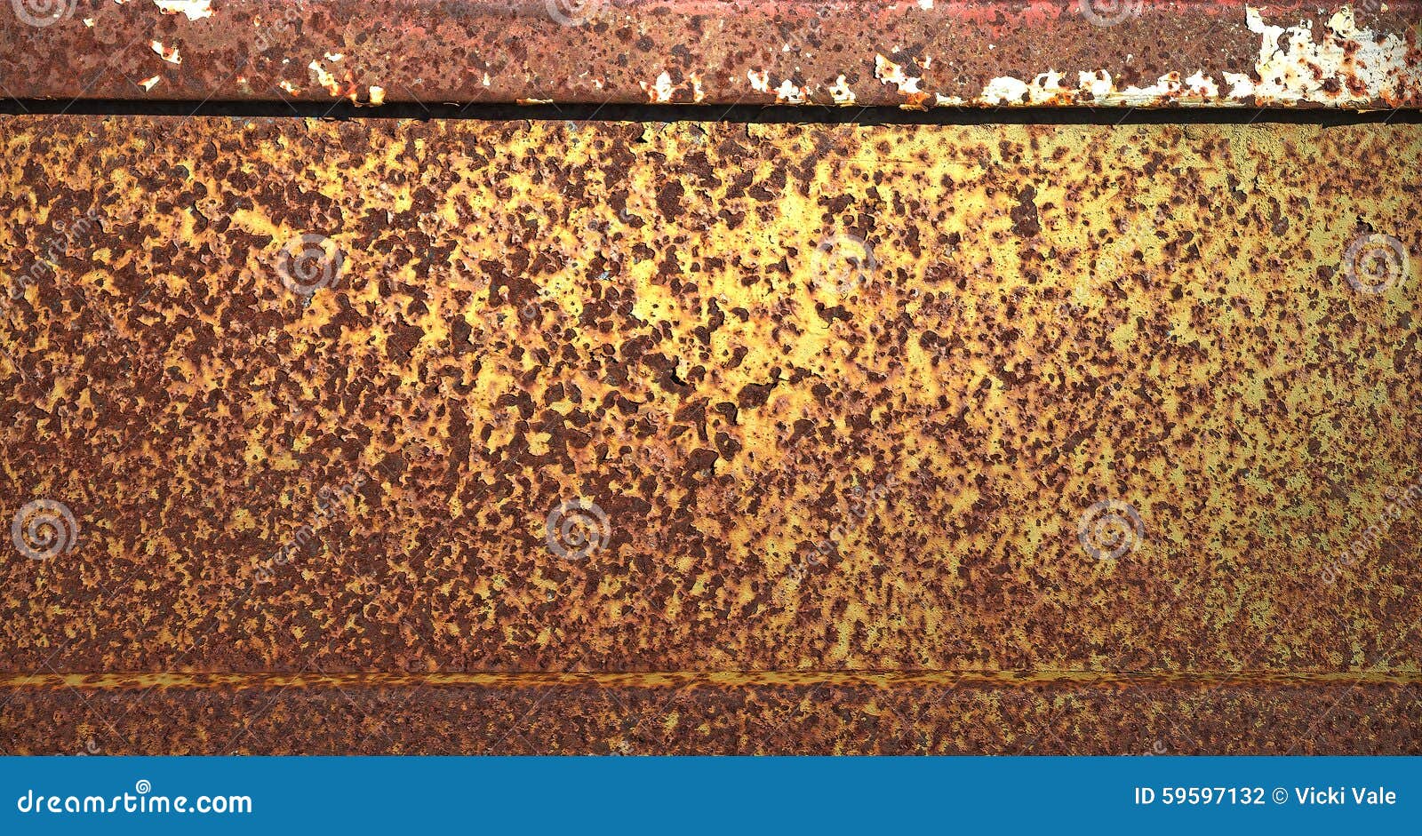 Texture Yellow Rusted Metal Stock Photo - Image of textured, detail ...
