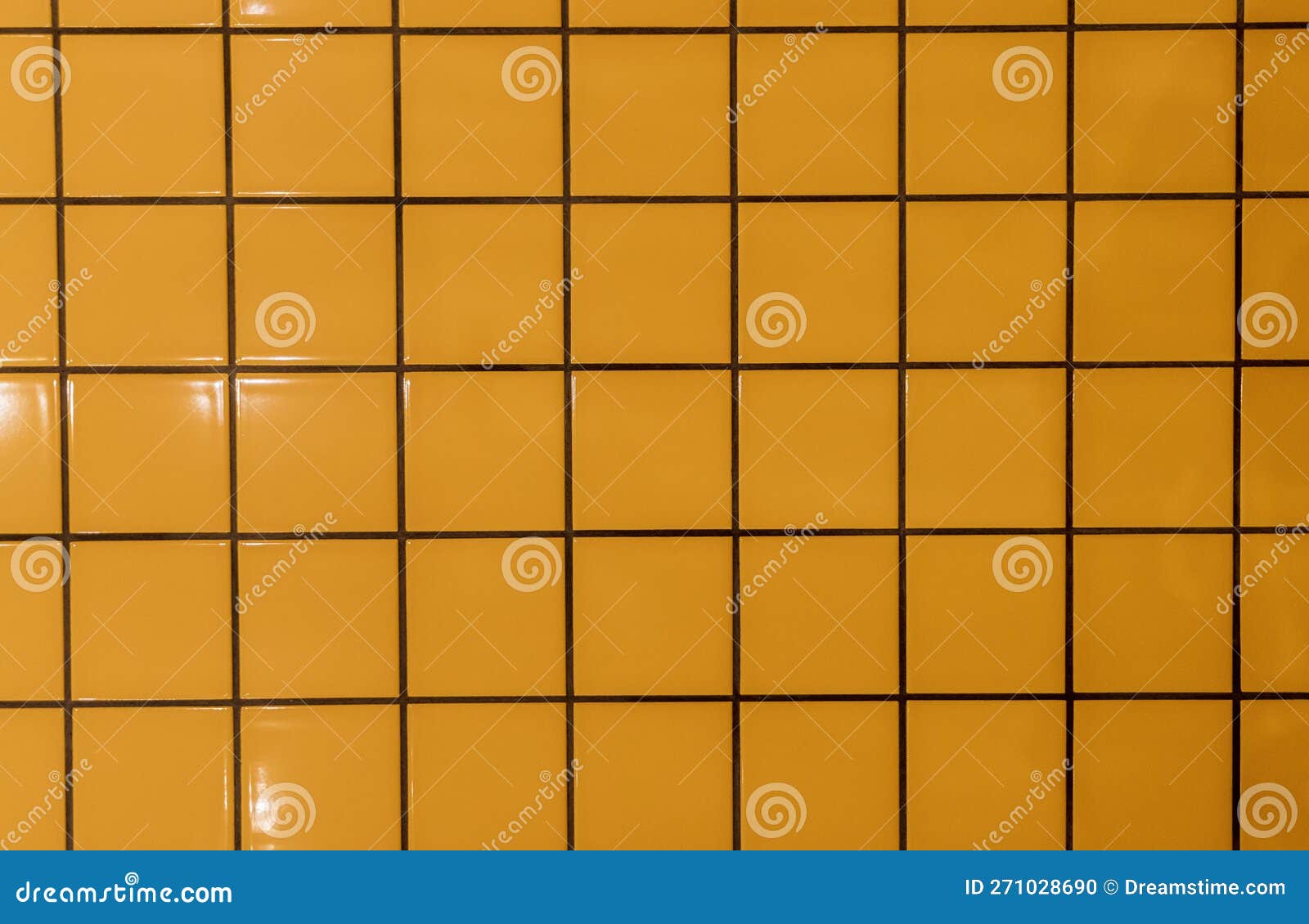 Texture of Yellow Square Ceramic Tile Wall Texture Background, the Wall ...