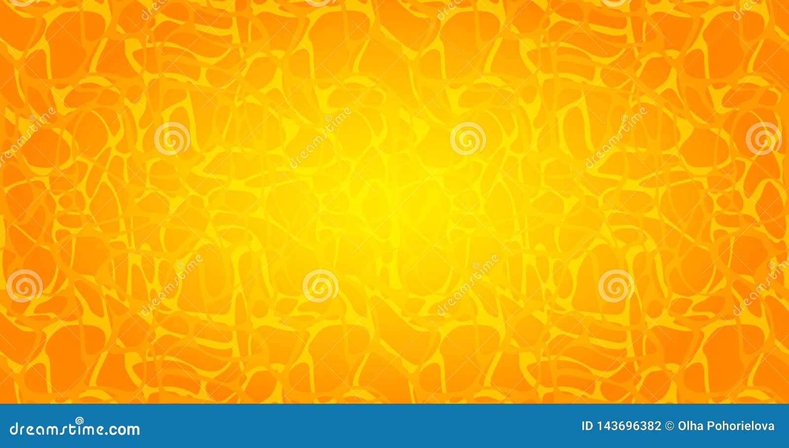 Texture of Yellow Water Fluid. View from Above Stock Illustration ...