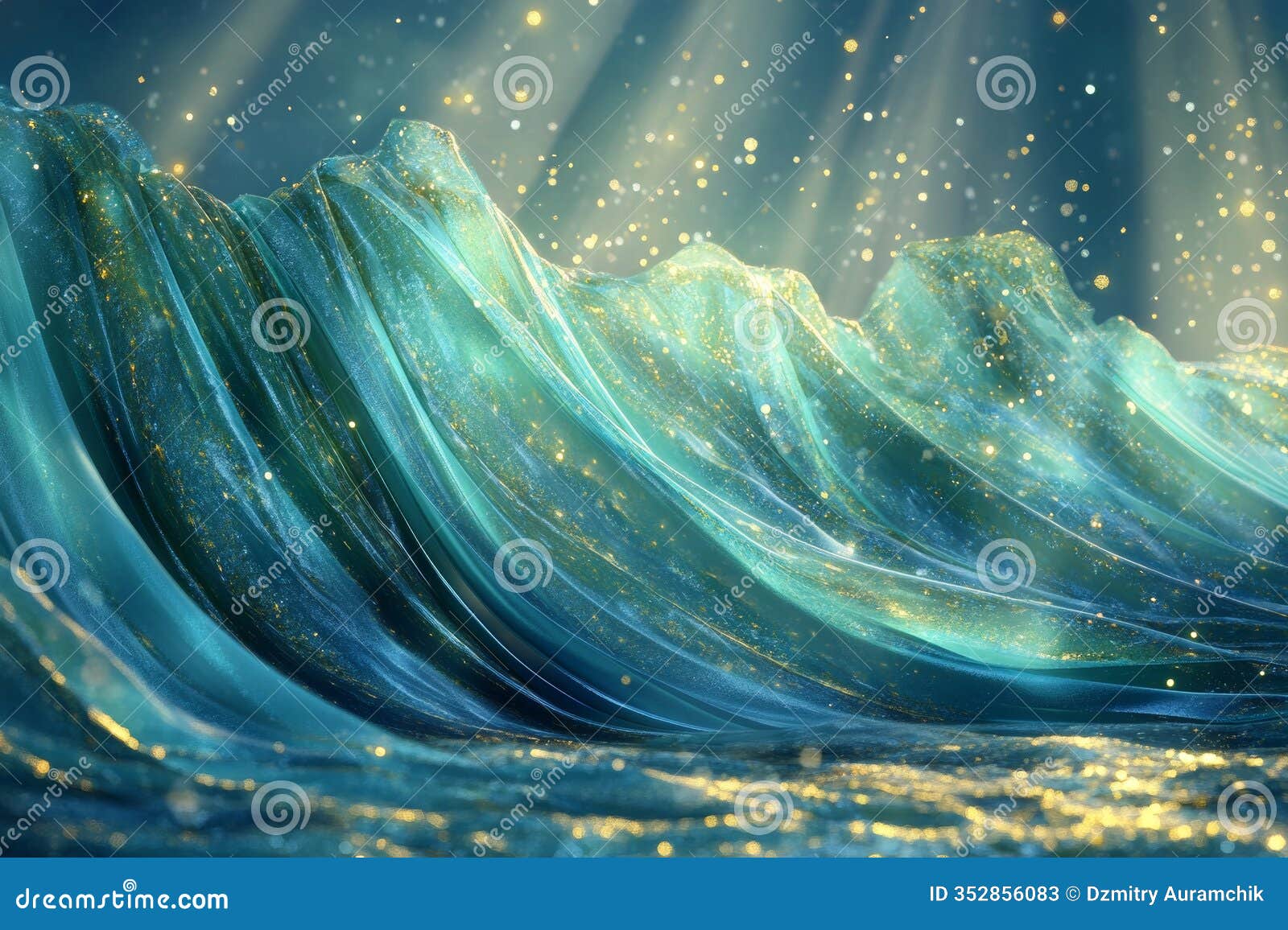 A Textured Abstract Background Depicting an Underwater Scene with ...