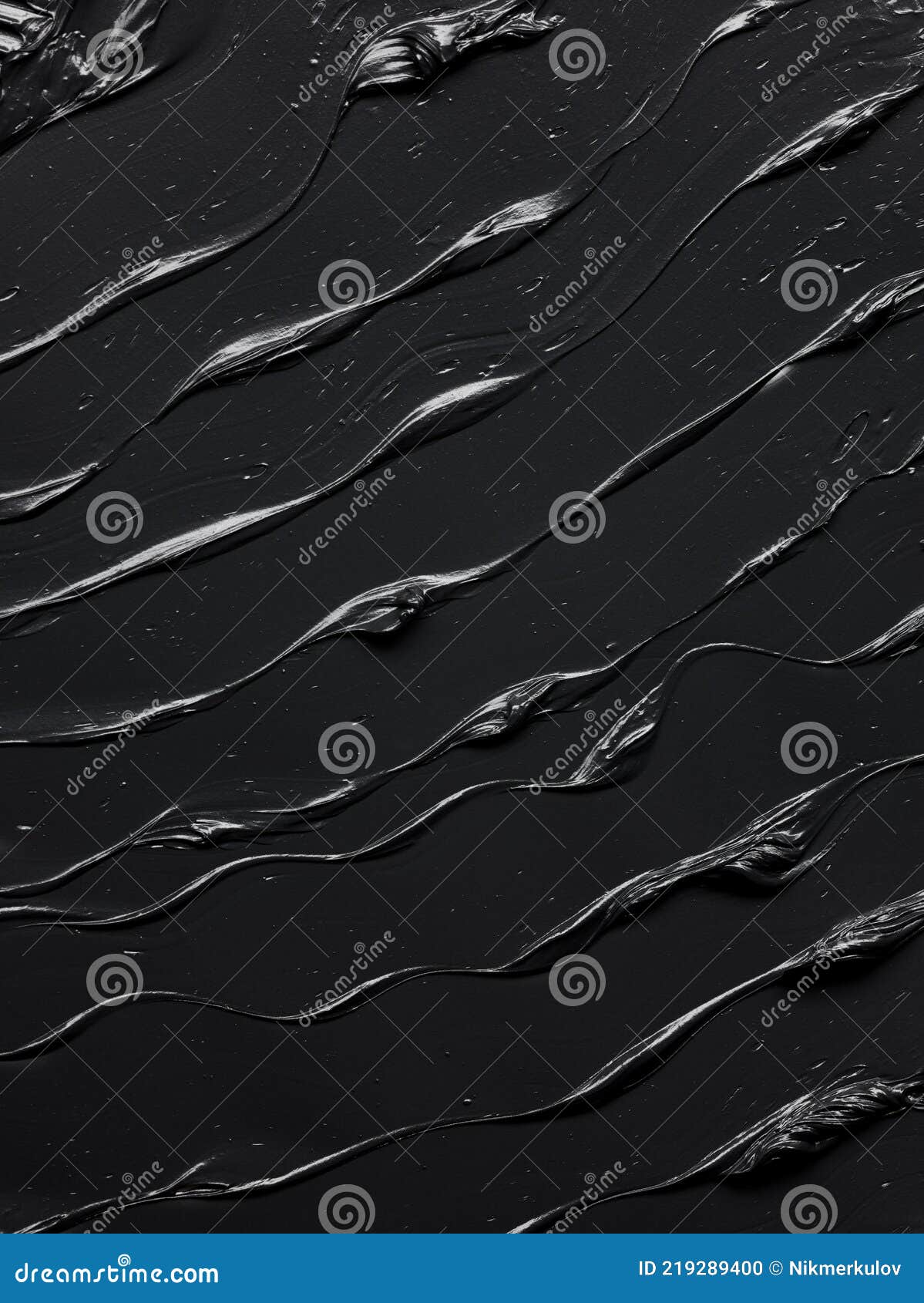 Textured Abstract Black Paint Stock Photo - Image of brush, smudge ...