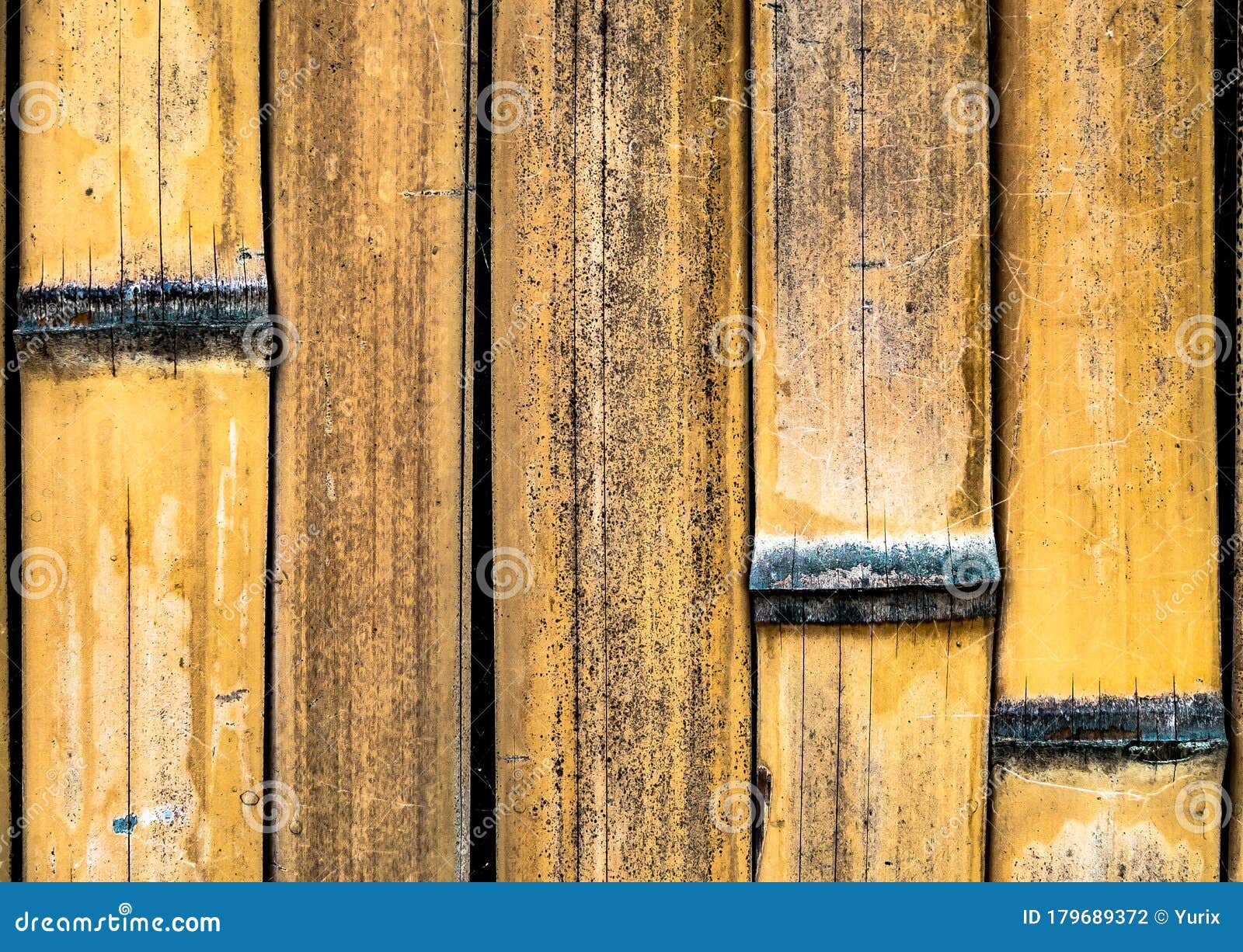 Textured Abstract Close-up of an Old Bamboo Trunks Stock Photo - Image ...