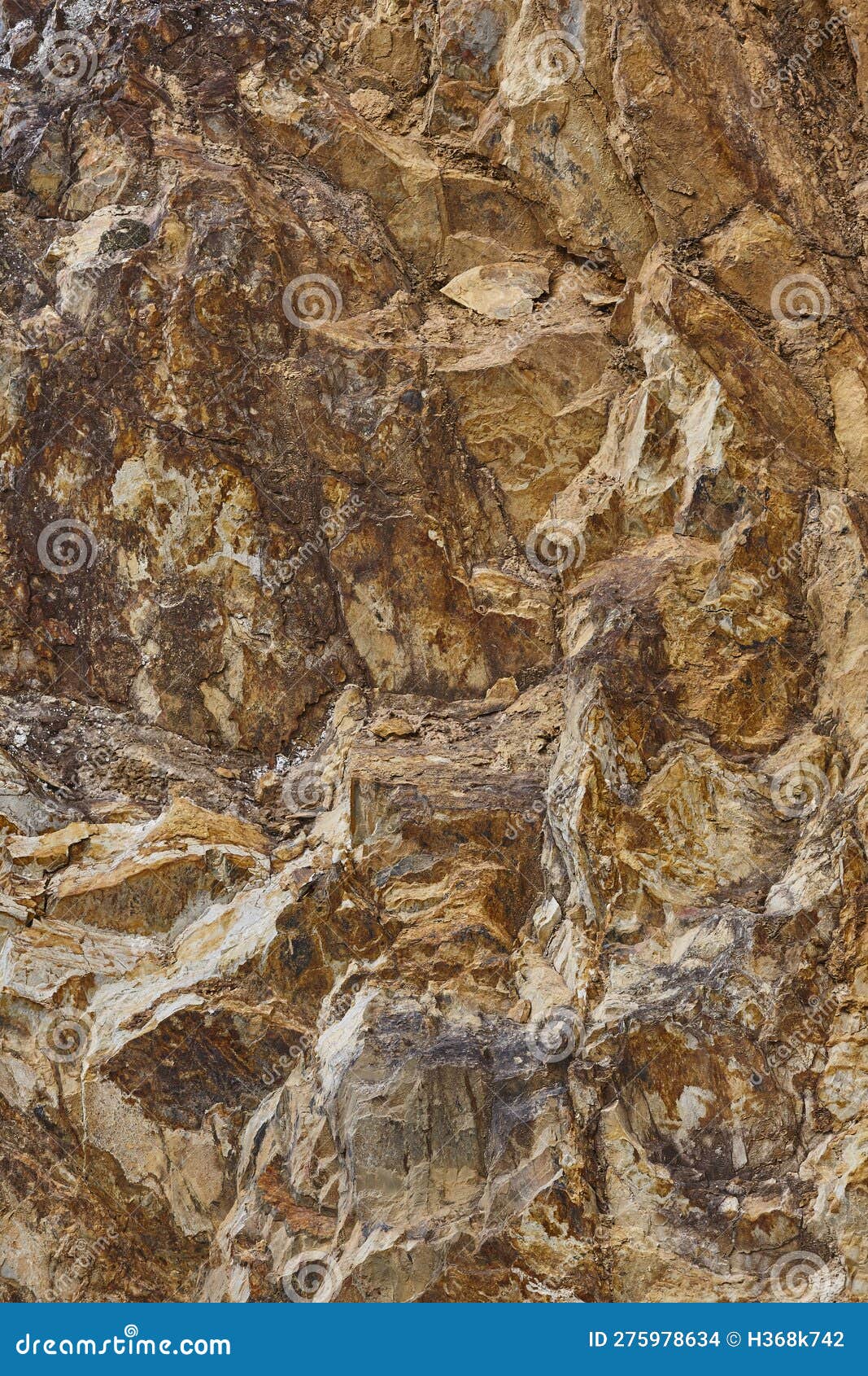 Textured Aged Stone Wall in Brown Color. Natural Rough Background Stock ...