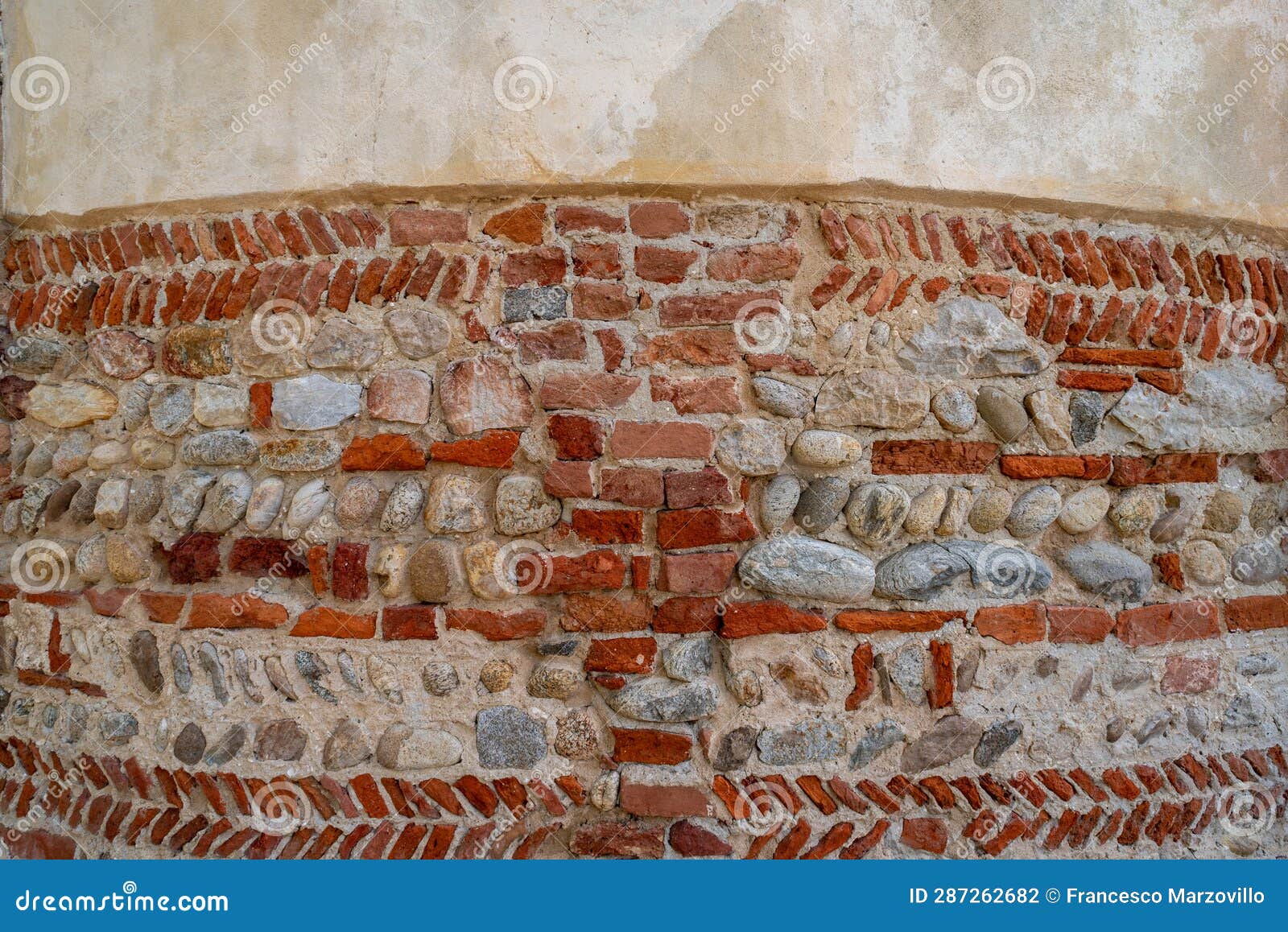 Textured Ancient Curved Shaped Wall Stock Photo - Image of texture ...