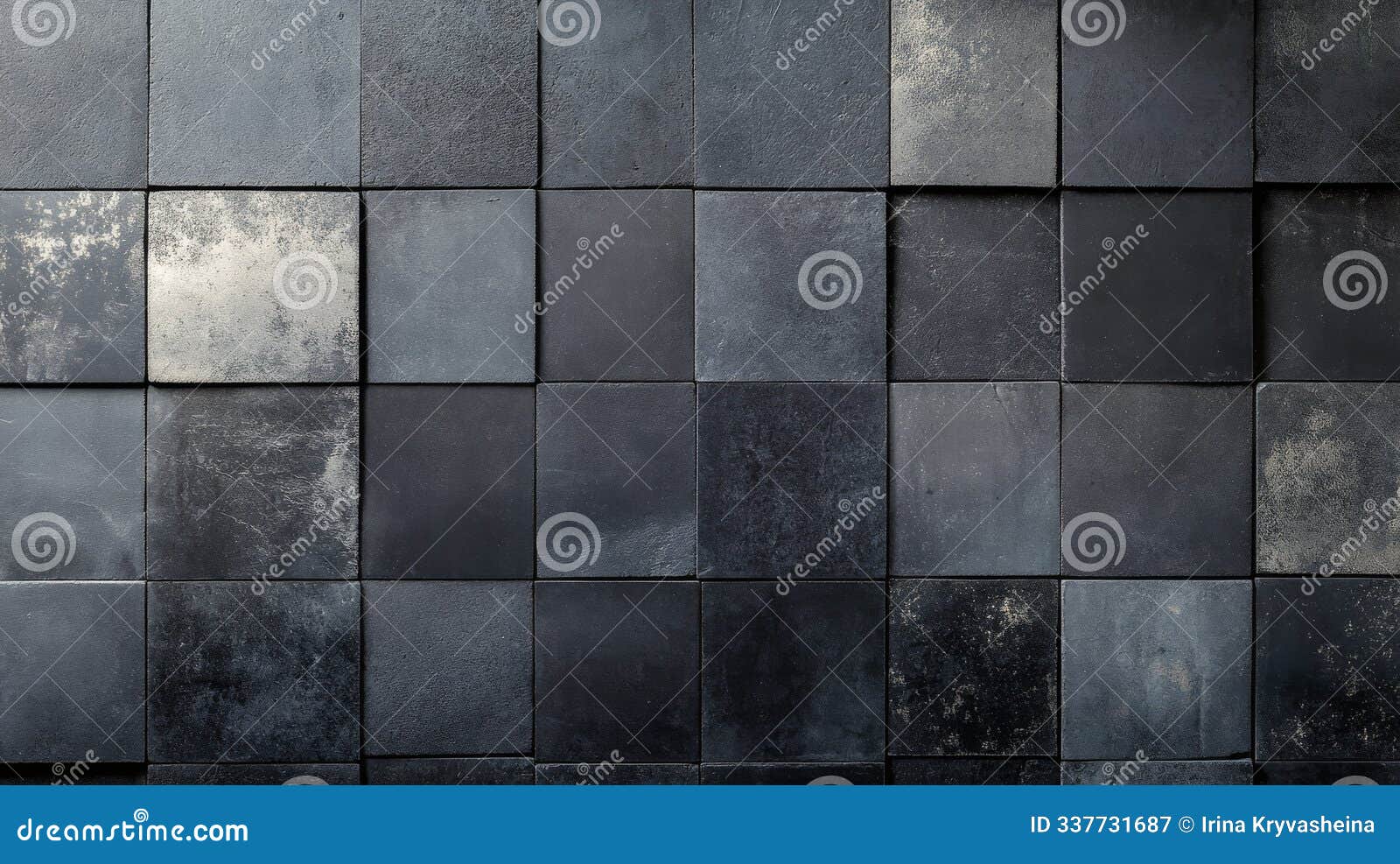 Textured Arrangement of Dark Slate Tiles with Varied Sizes and Angles ...