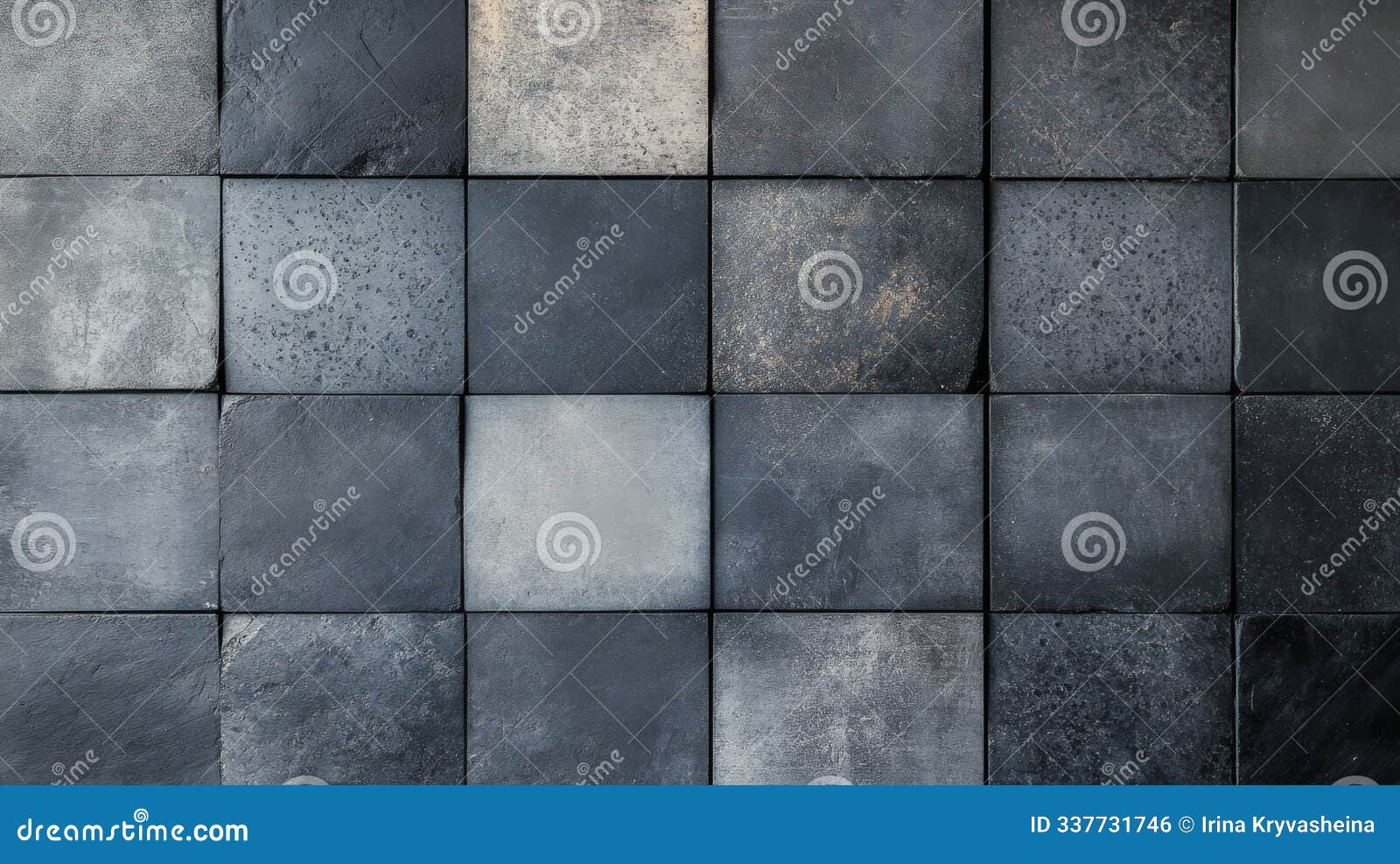 Textured Arrangement of Dark Slate Tiles with Varied Sizes and Angles ...