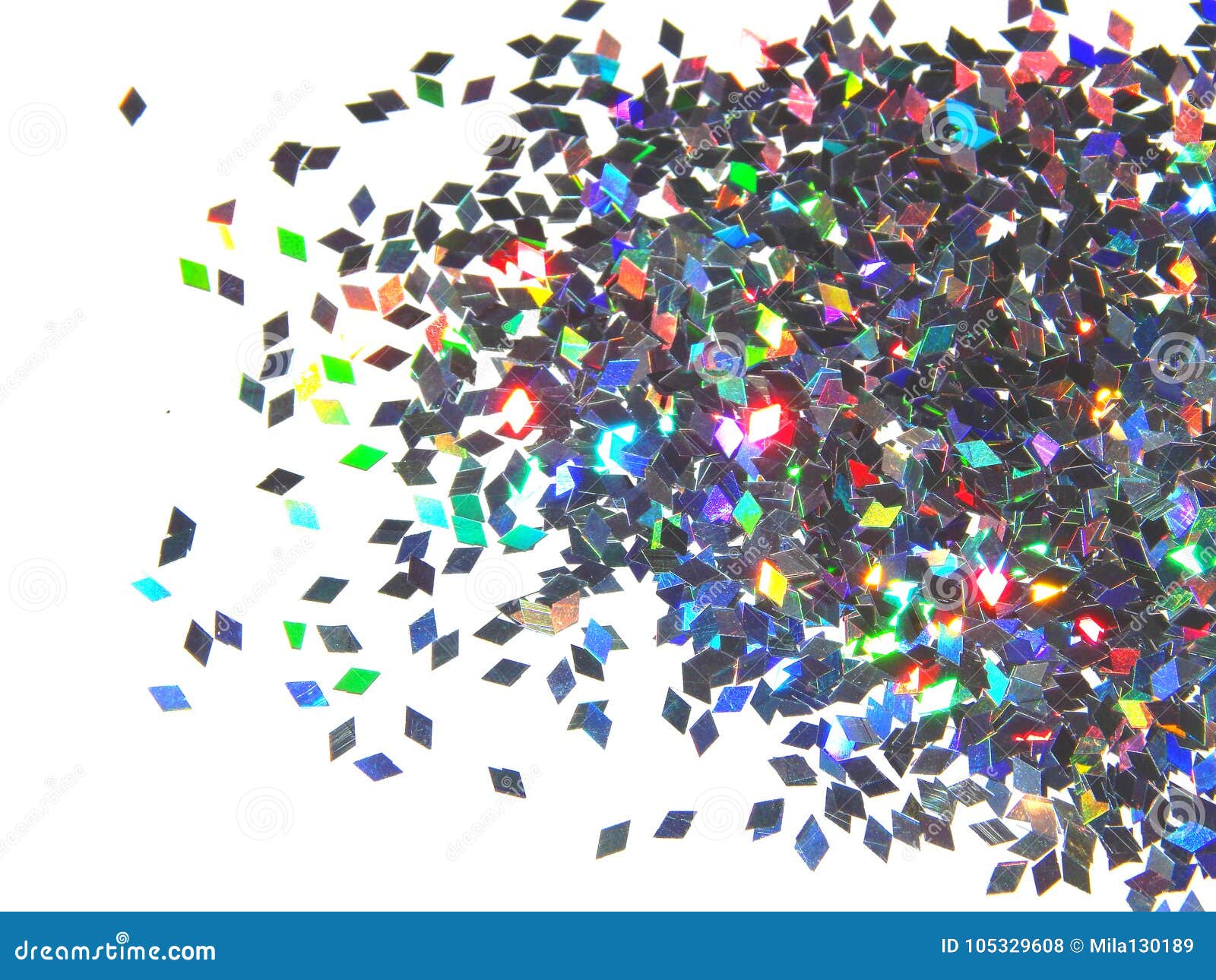 Textured Background with Black Holographic Glitter on White, Decorative ...