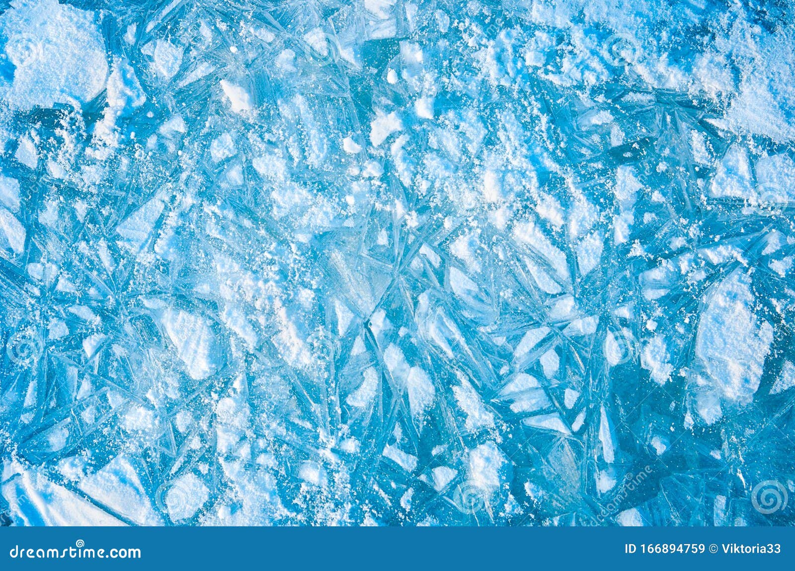 Textured Background of Blue Ice with Patterns and Snow Stock Image ...