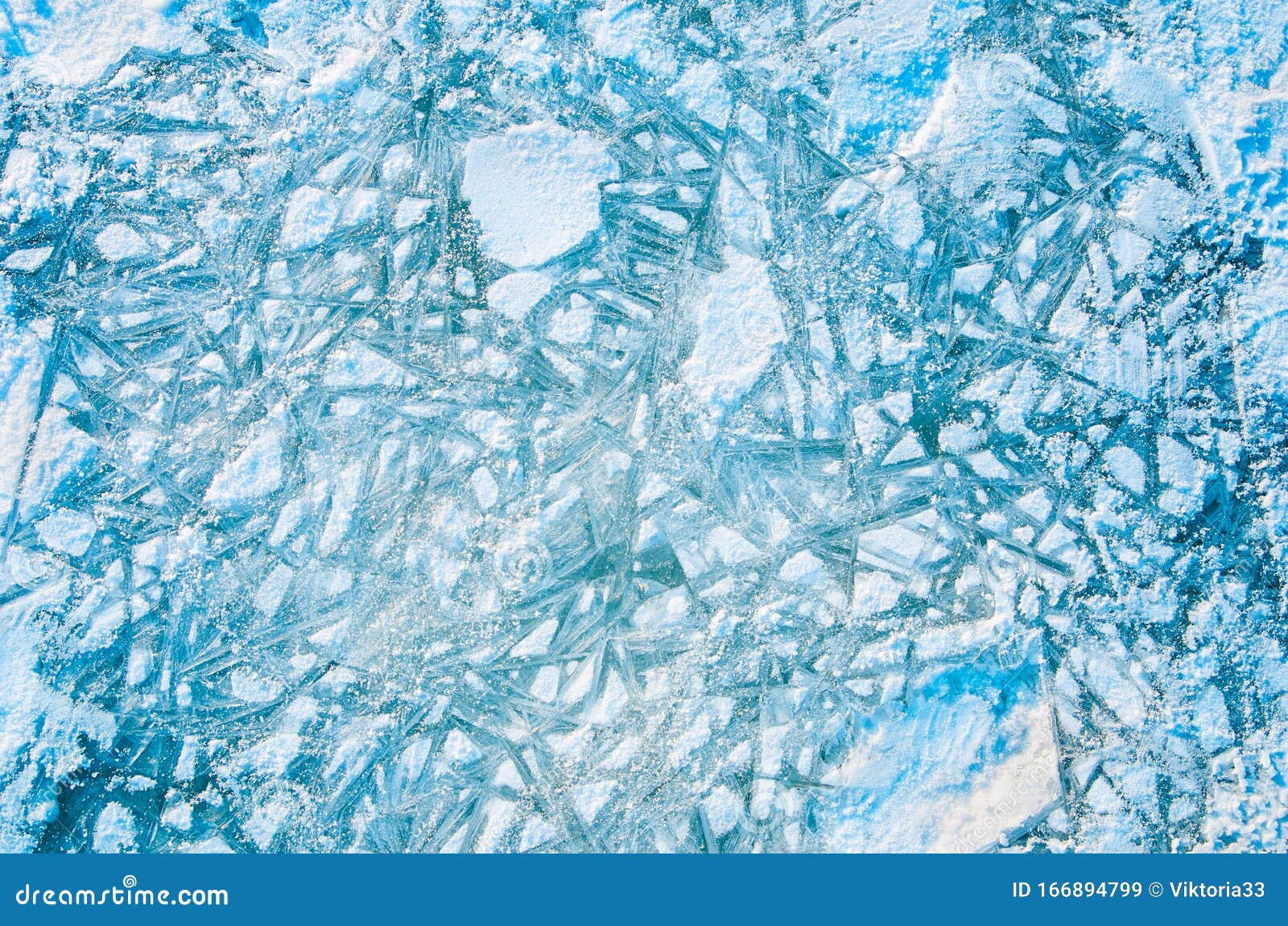 Textured Background of Blue Ice with Patterns and Snow Stock Image ...