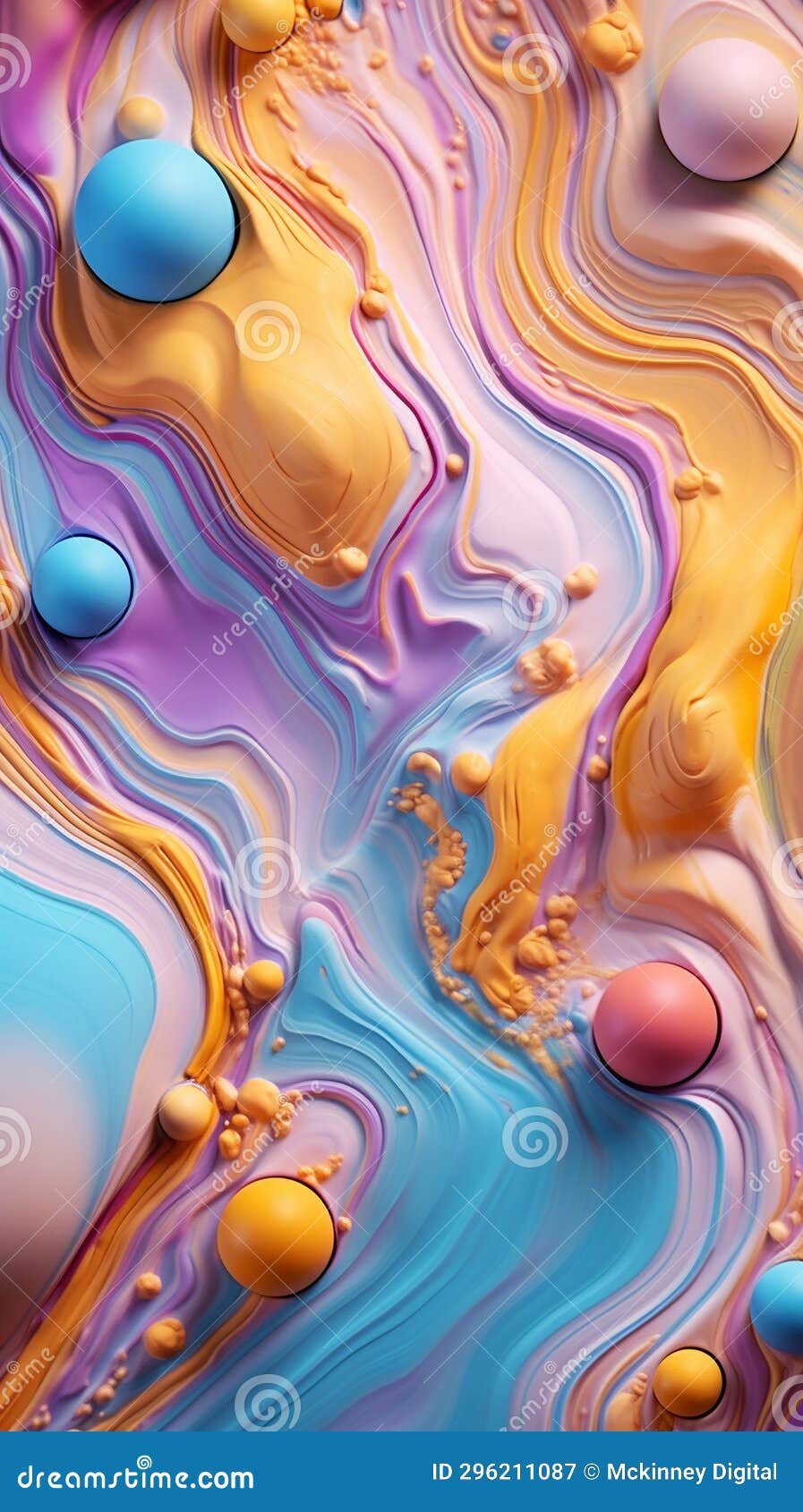 Textured Background Image in Colorful Scene in Random Wave and Ripple ...