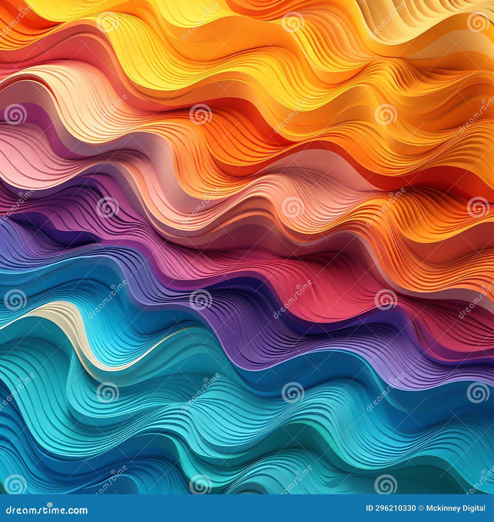 Textured Background Image in Colorful Scene in Random Wave and Ripple ...